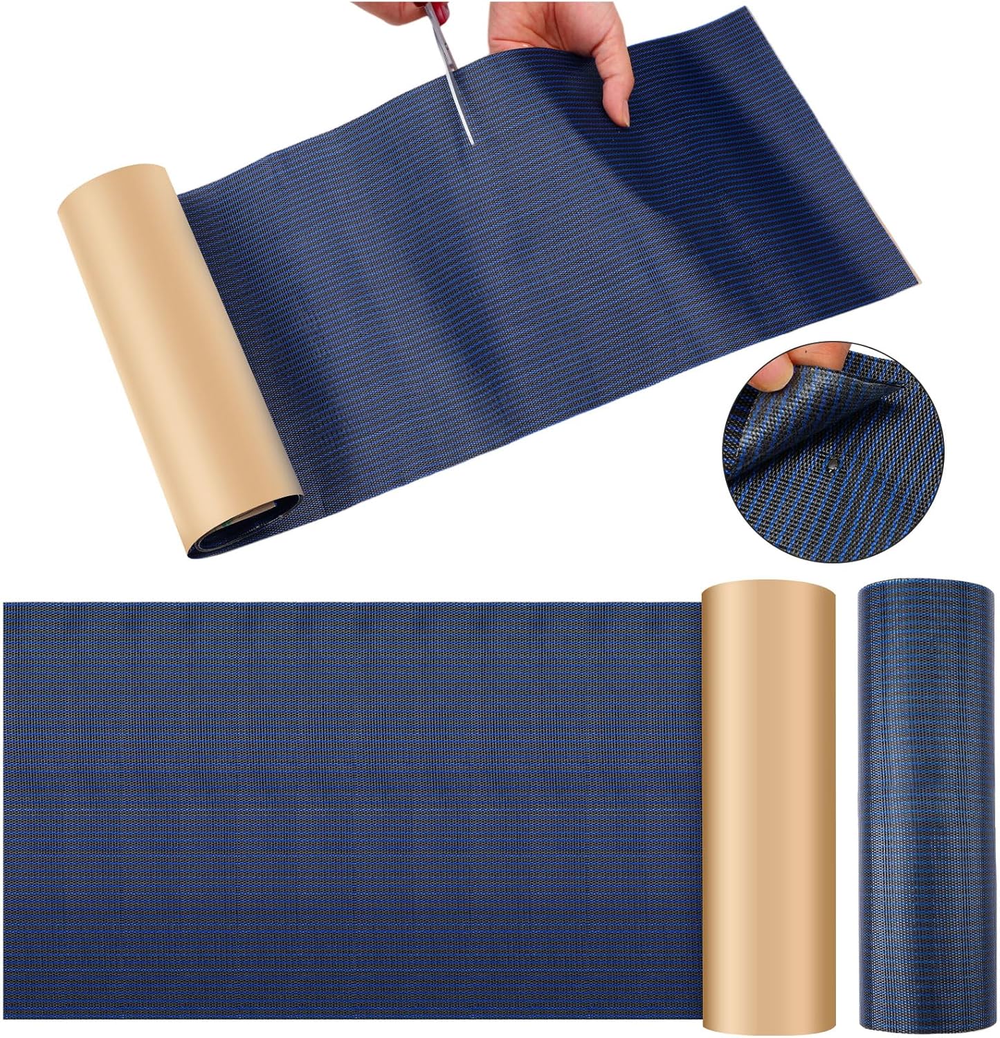 Amazon.com : Pushglossy Pool Patch Repair Kit 2 Rolls 8 x 39 Inch Self ...