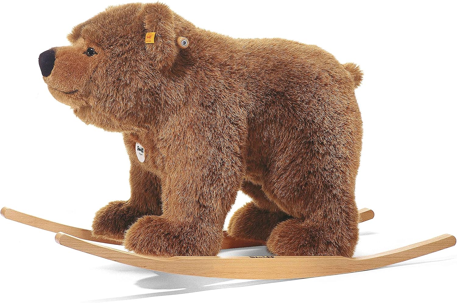 Amazon.com: Steiff Urs Riding Bear Stuffed Rocker - Premium Soft Woven ...