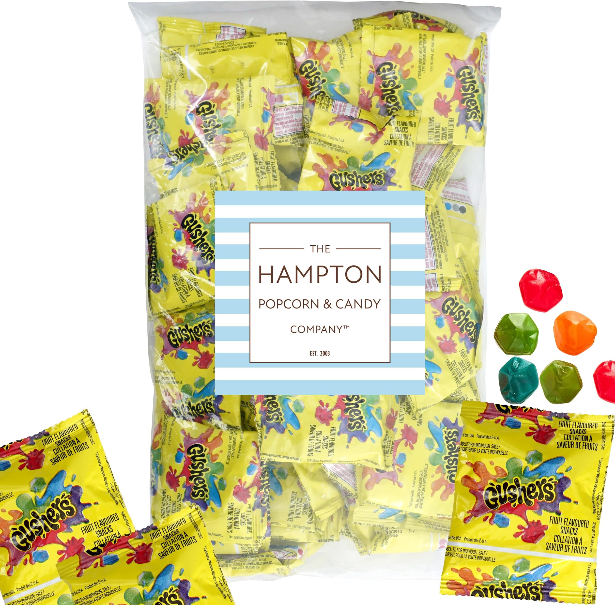 Amazon.com : Gushers Fruit Flavored Snack Packs, 42 Packs (0.8oz. Each ...