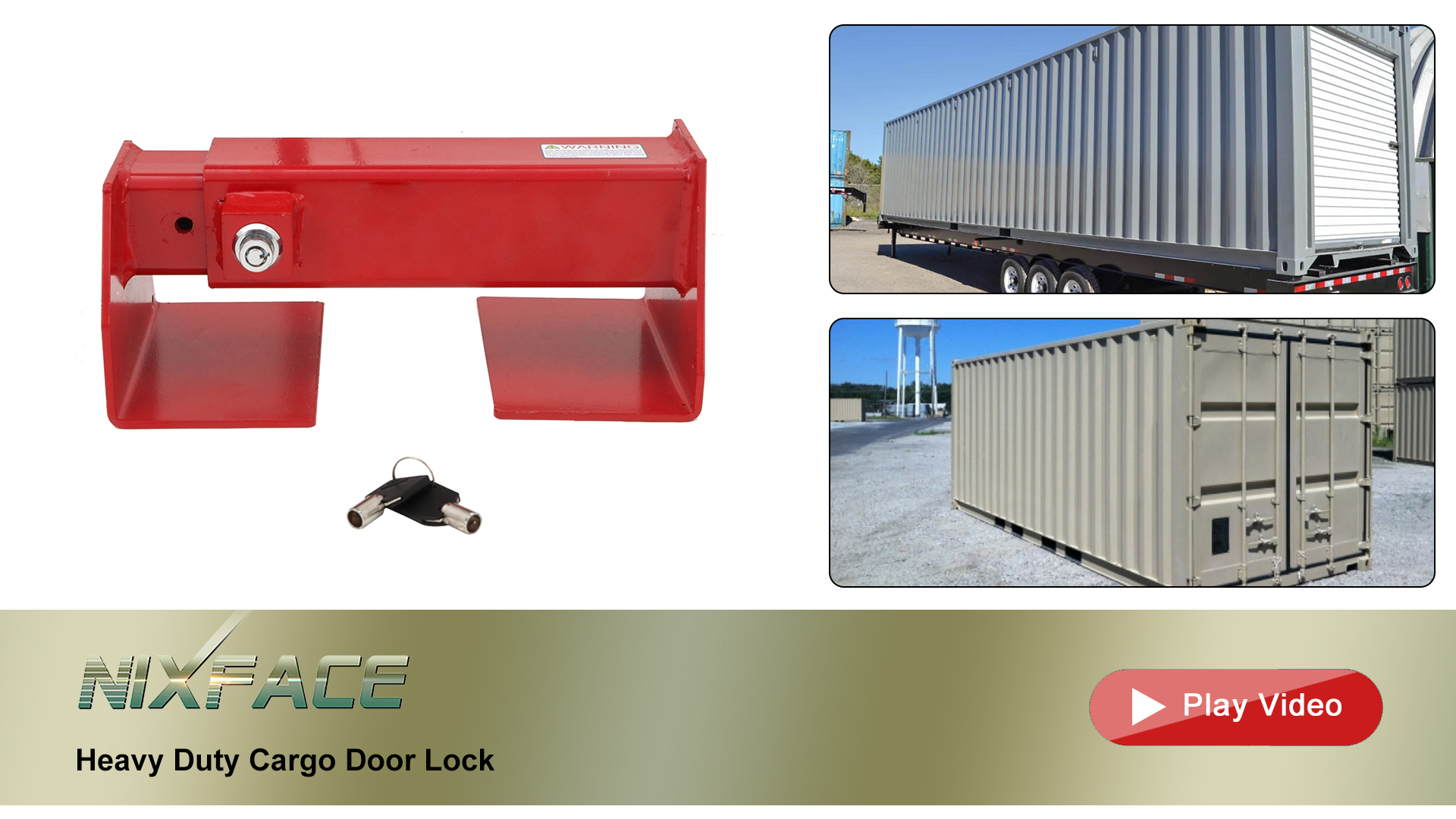Watch Heavy Duty Cargo Door Lock on Amazon Live
