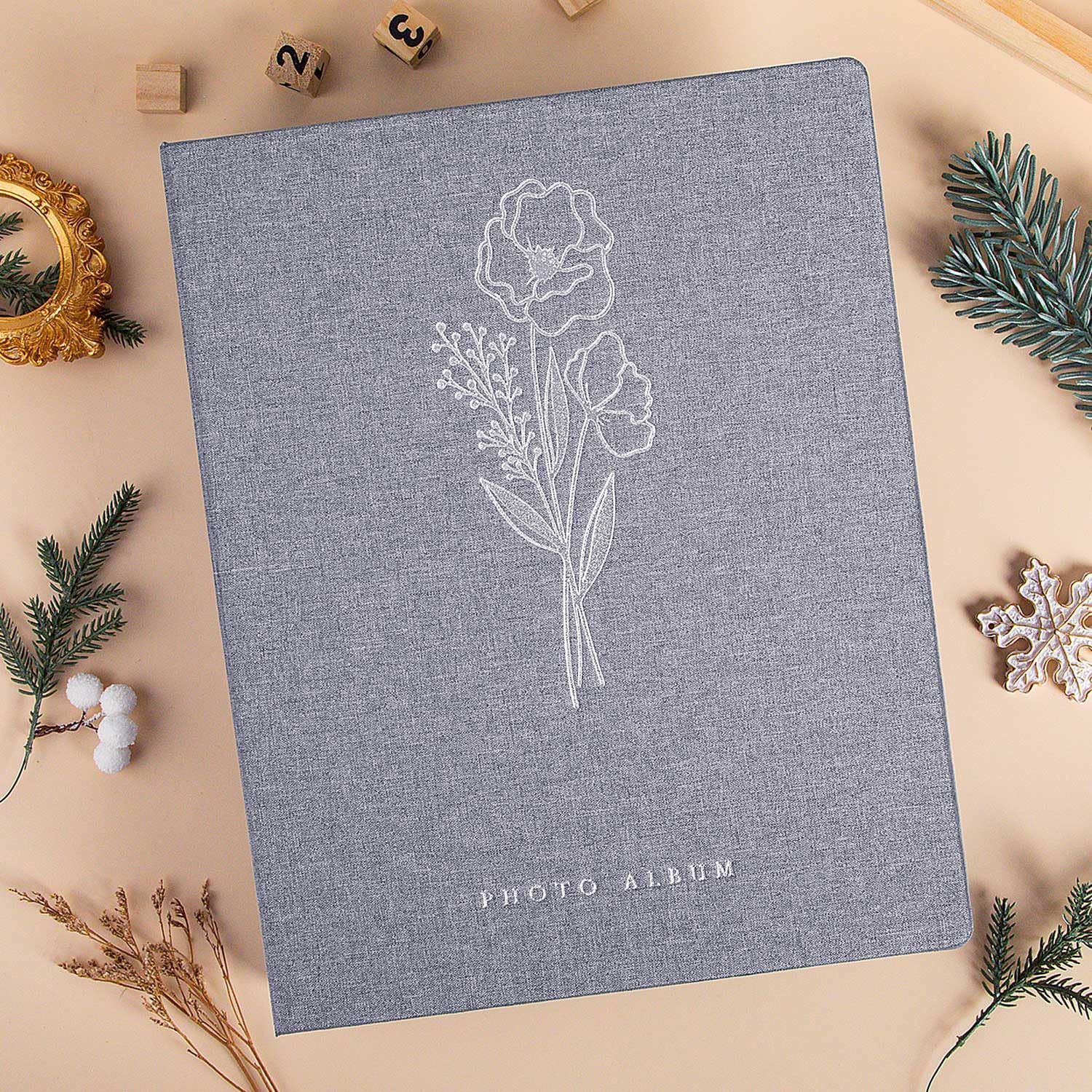 Snapklik.com : Lanpn Photo Album Scrapbook 10x13, Linen Hard Cover ...