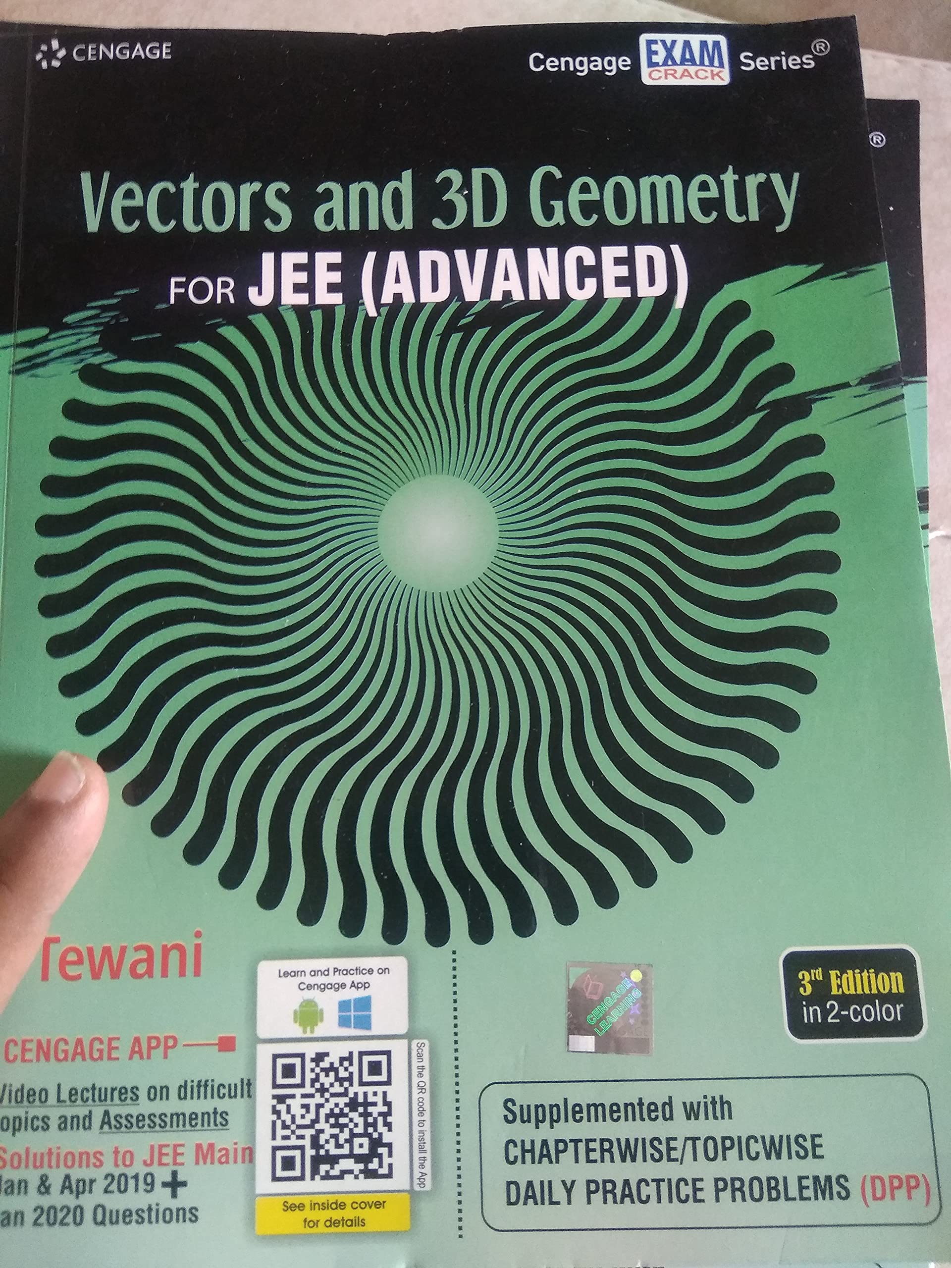 Cengage Vectors and 3D Geometry for JEE Advanced : Amazon.in: Books