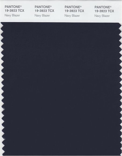 Amazon.com: Pantone Smart 19-3923X Color Swatch Card, NavyBlazer ...