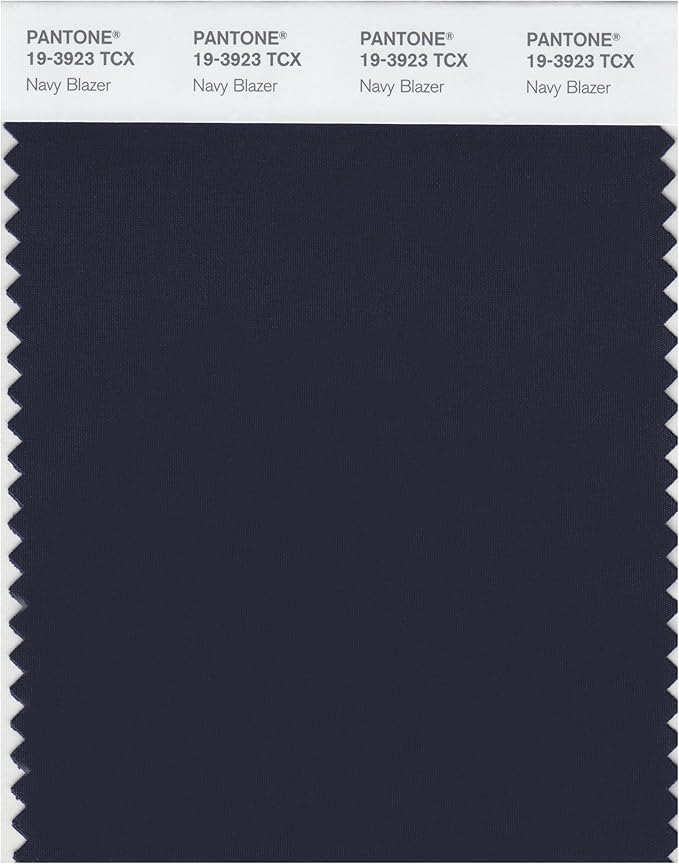 Pantone 19-3923 TCX Smart Color Swatch Card, Navy Blazer, House Paint ...