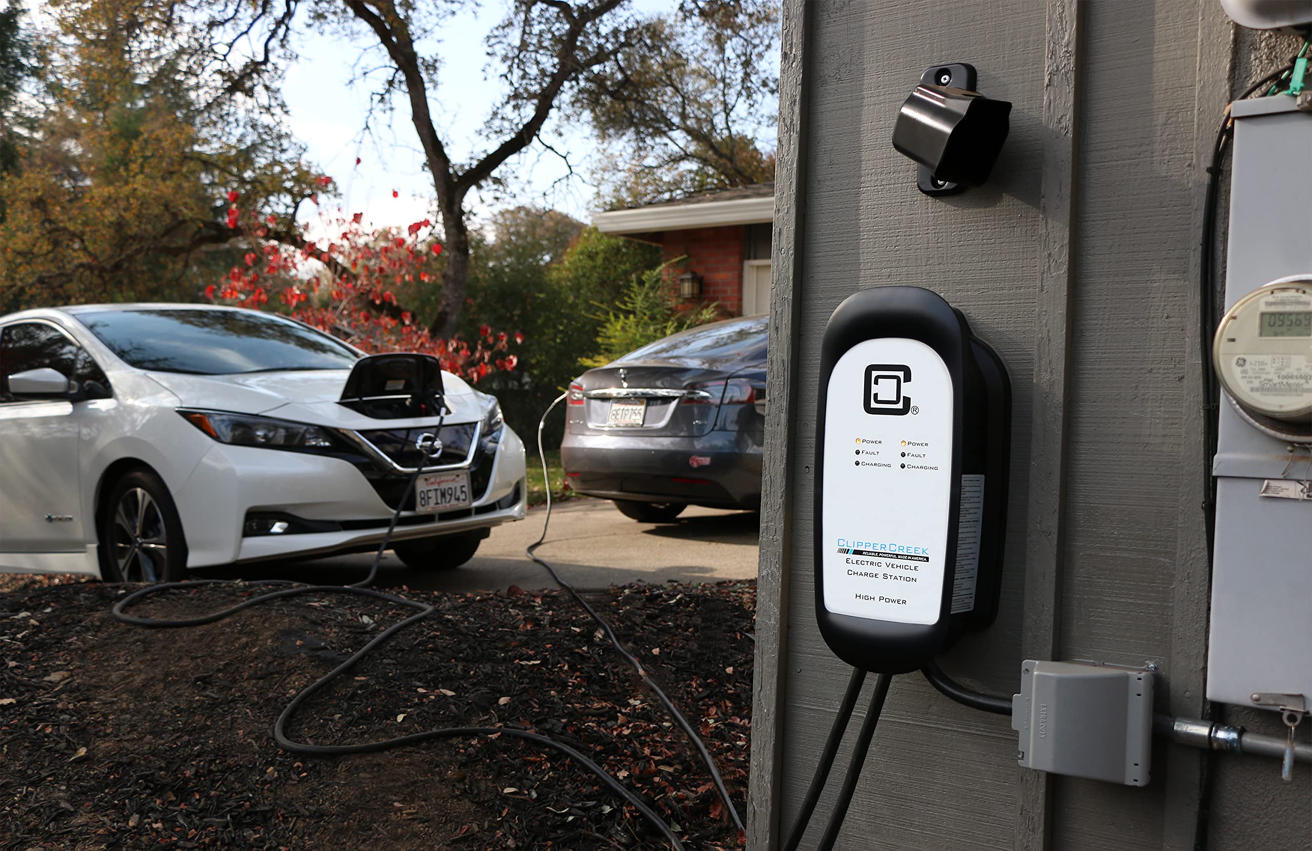 ClipperCreek Level 2 Dual EV Charger, Safety Certified, 40 Amp, 240v ...