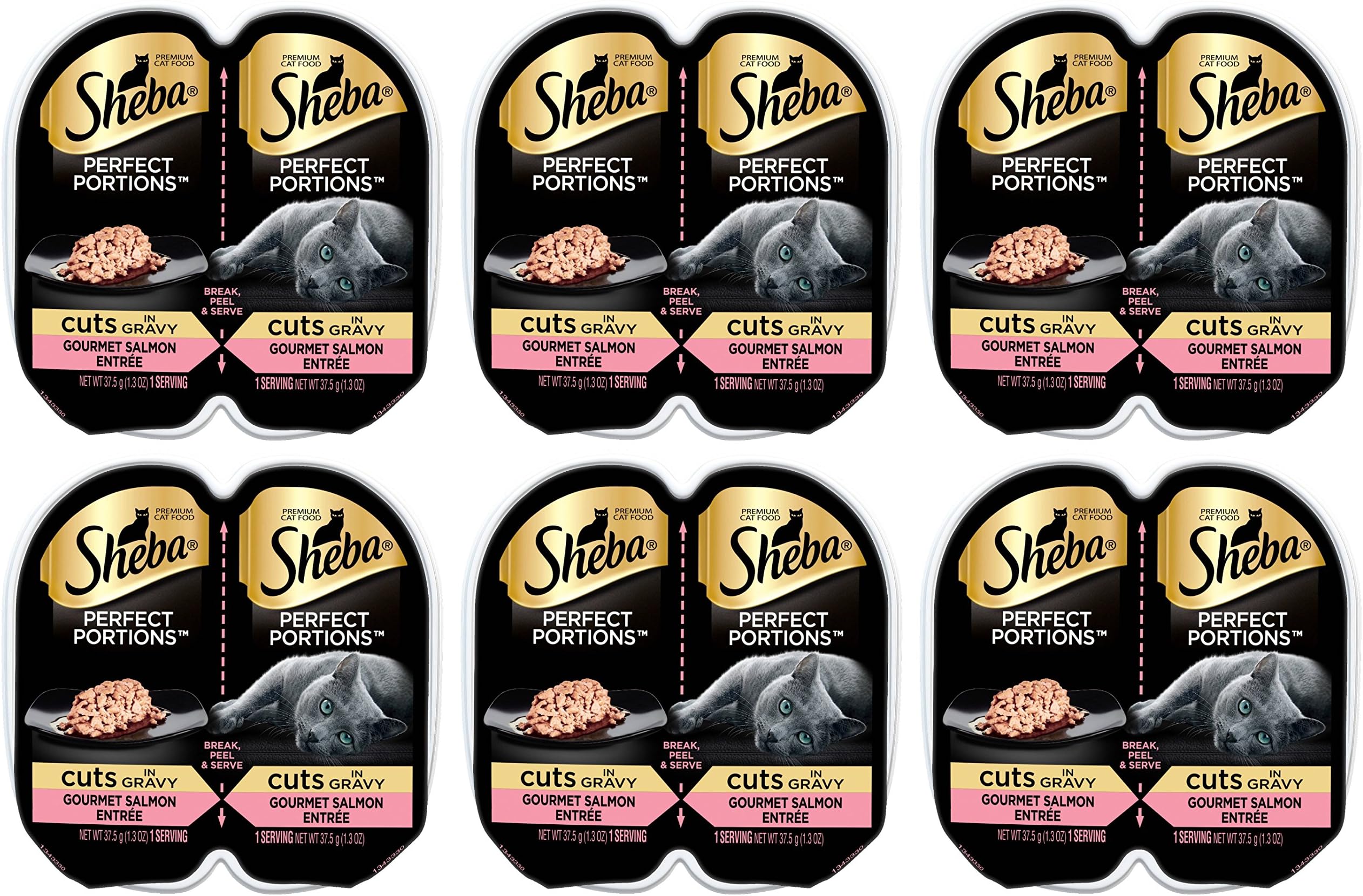 Amazon.com: Sheba Perfect Portions Premium Cat Food - Cuts In Gravy ...