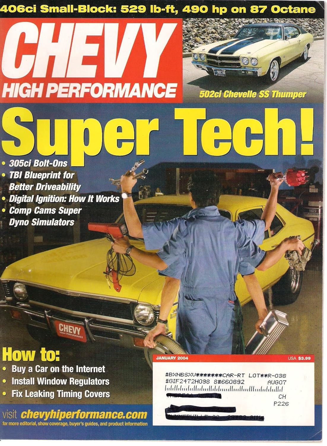 CHEVY High Performance Magazine January 2004 (Super Tech!): Amazon.com ...