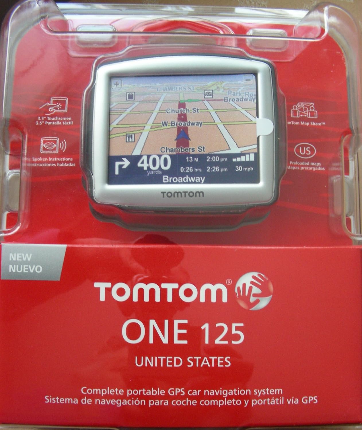 Amazon.com: Tomtom ONE 125 3.5-Inch Portable GPS Navigator : Electronics