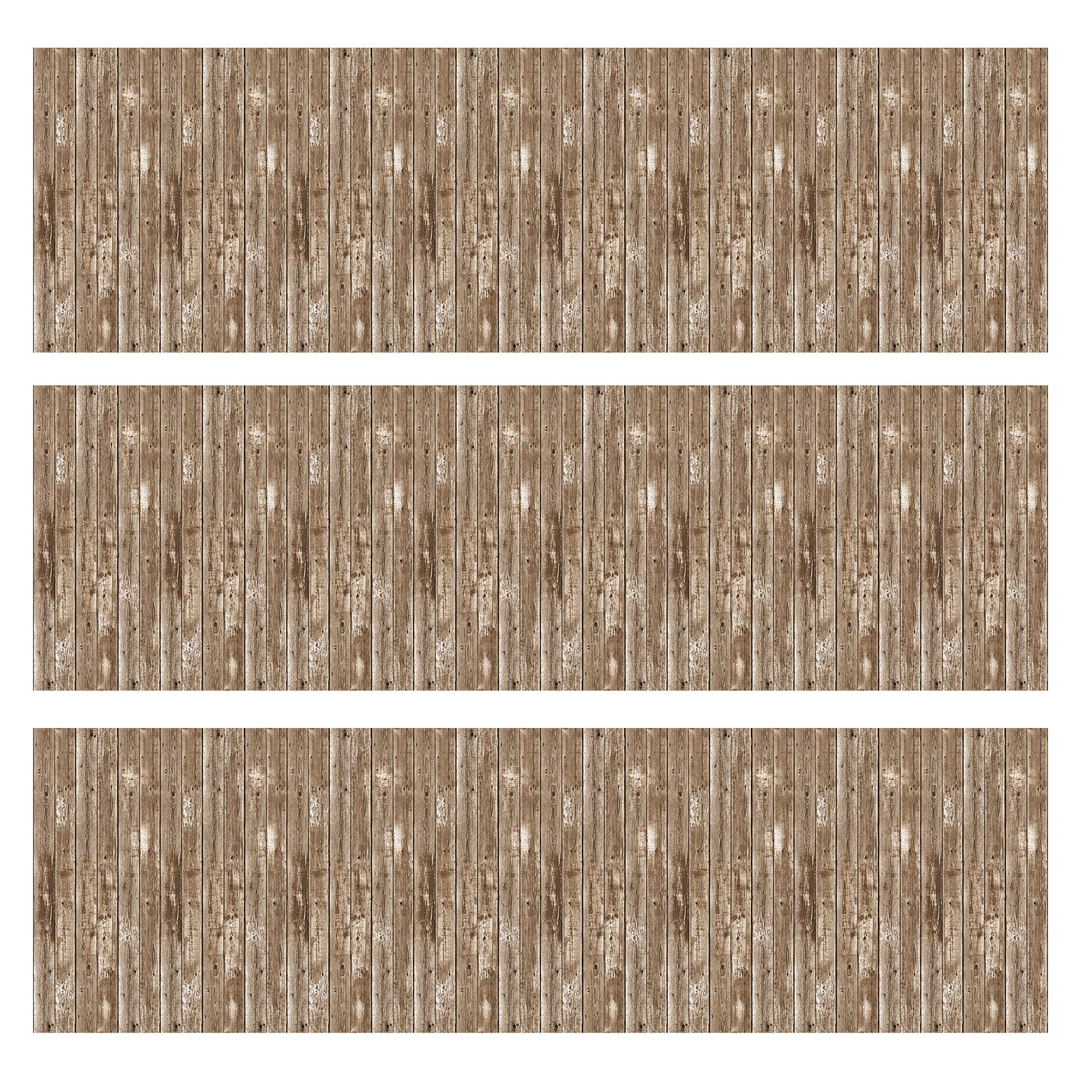 Amazon.com: Beistle Western Barn Siding Wall Backdrops, 4’ x 30’, 3 ...