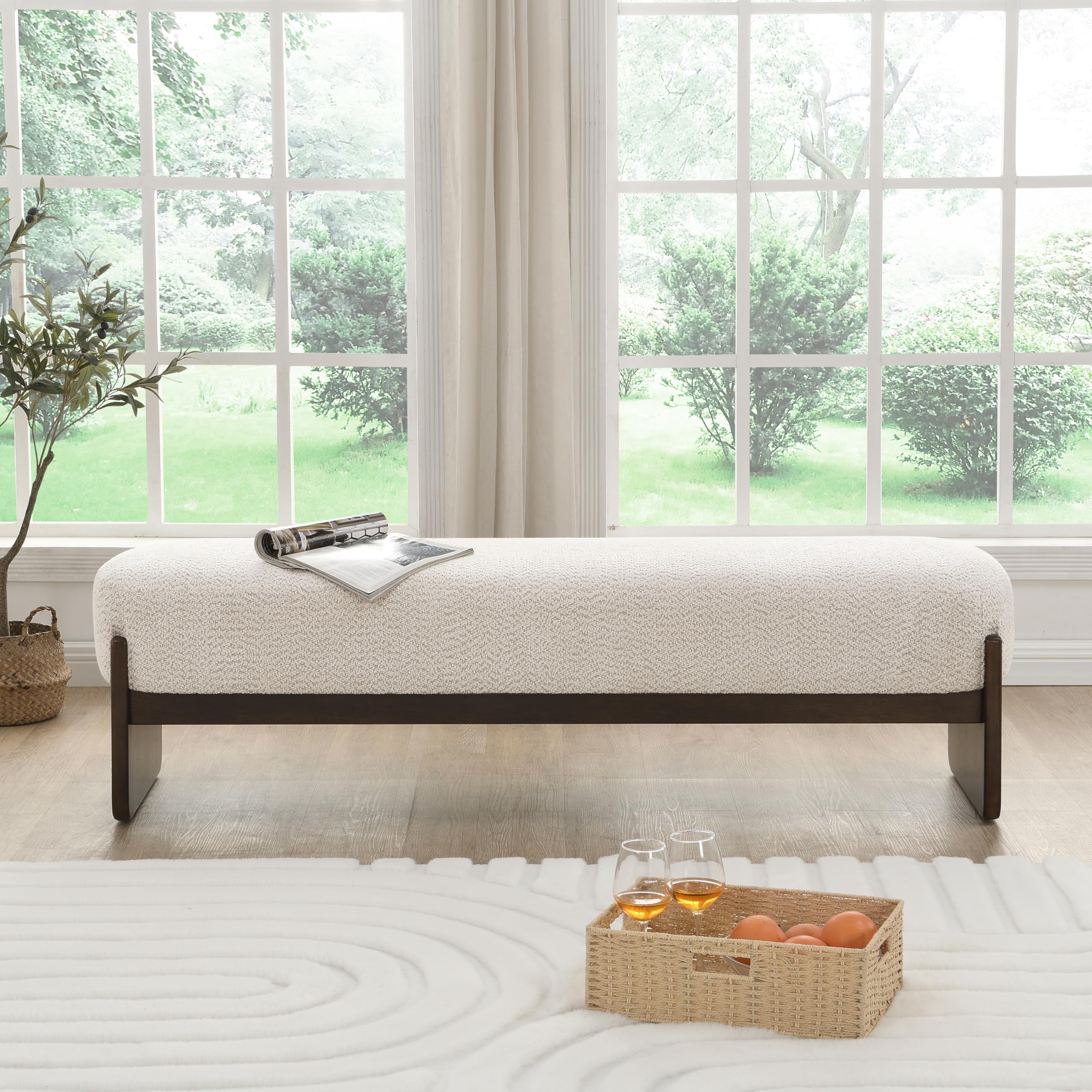 Small Extra Seat Pouf Christopher Knight Home Austin Knitted Cotton ...