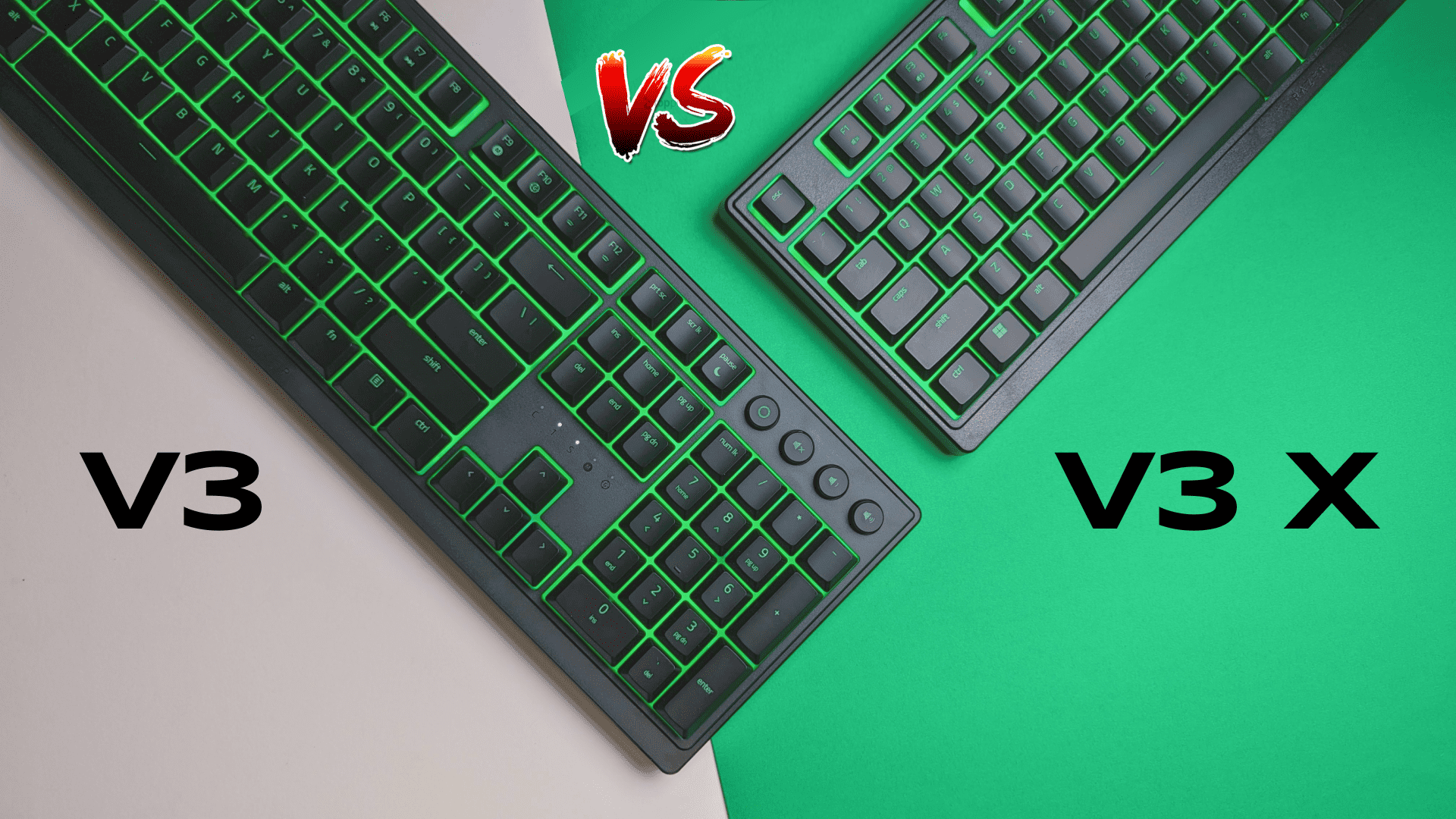 Watch Razer Ornata V3 vs V3 X Keyboard on Amazon Live
