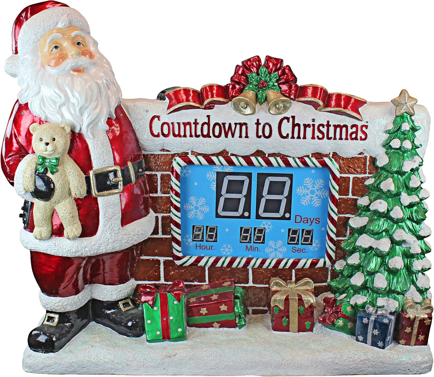Amazon.com: Design Toscano Santa's Countdown to Christmas Digital ...