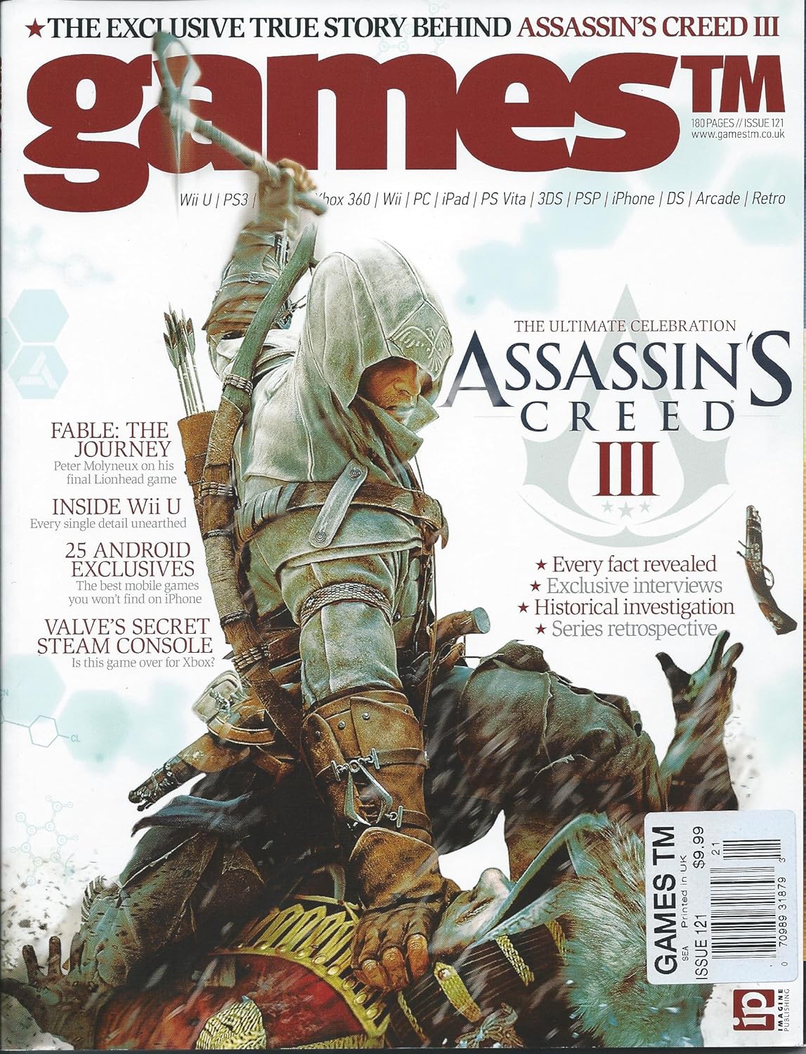 Games TM Magazine #121 Assassin's Creed III, Fable, Wii U, Android ...