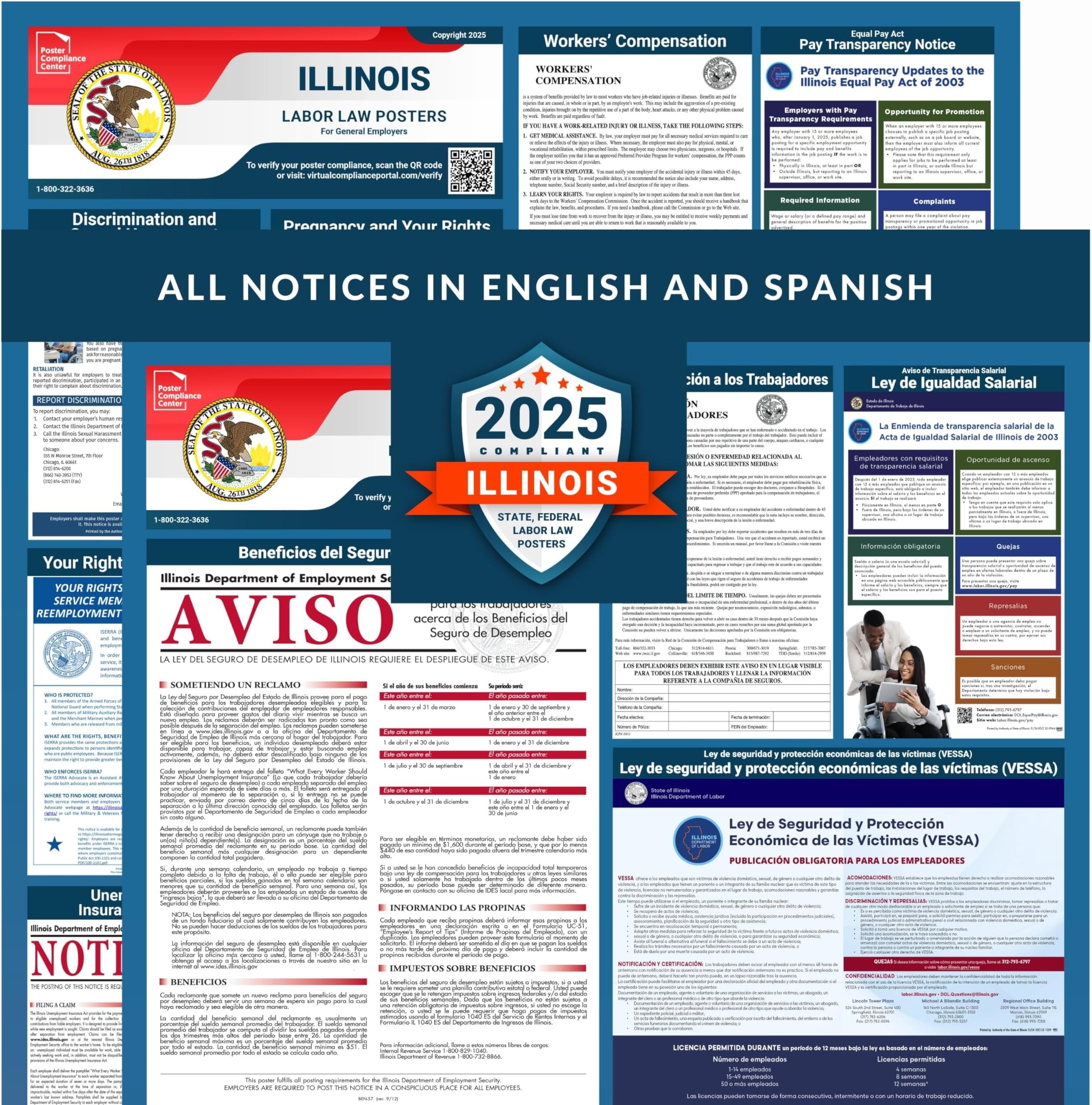 Amazon.com : 2025 Iowa Labor Law Poster State, Federal, OSHA Compliant ...