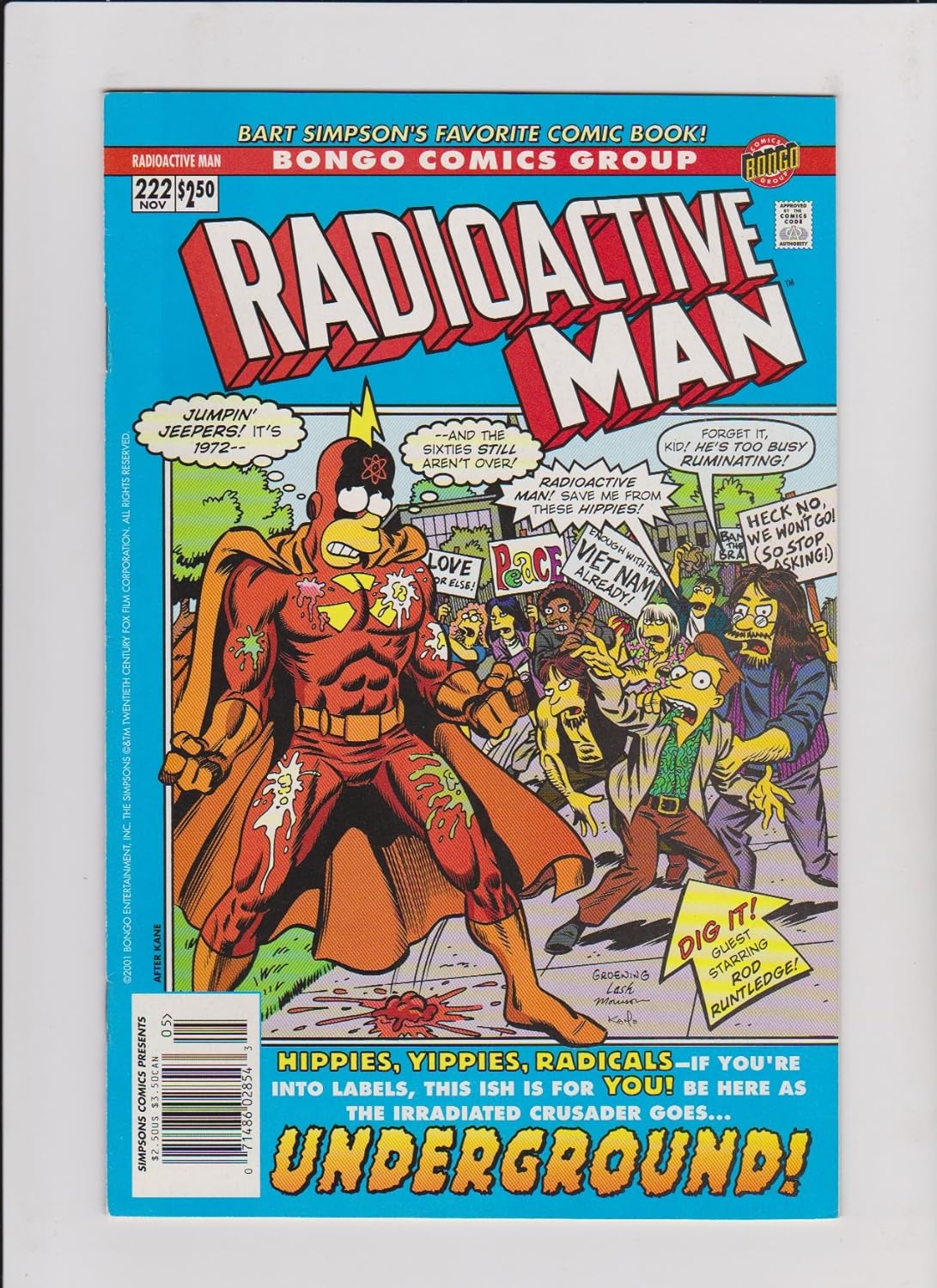 Amazon.com: Radioactive Man #222 "No One Gets Over The Underground ...