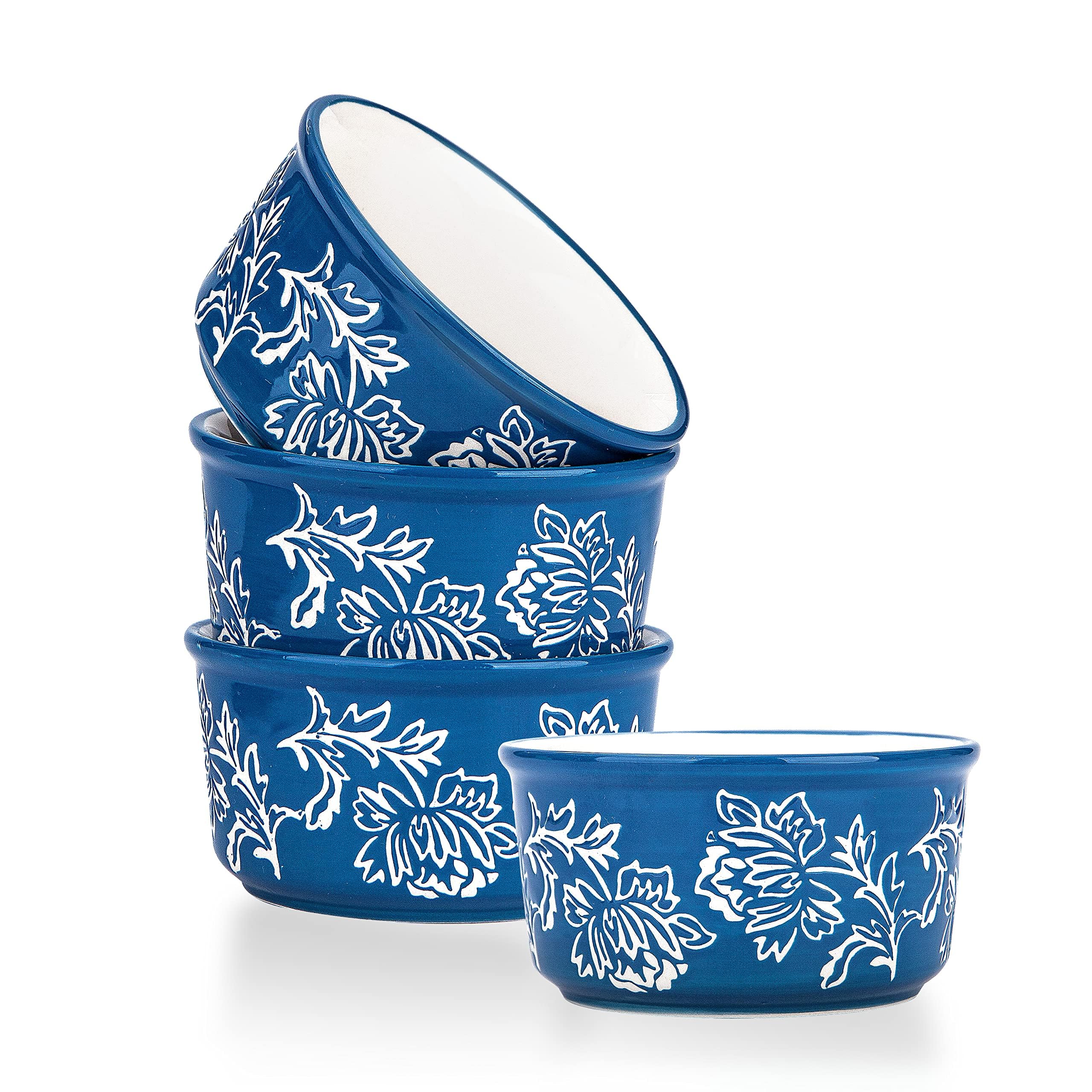 Amazon.com: Wisenvoy Ramekins Creme Brulee Ramekins Ceramic Ramekins 8 ...