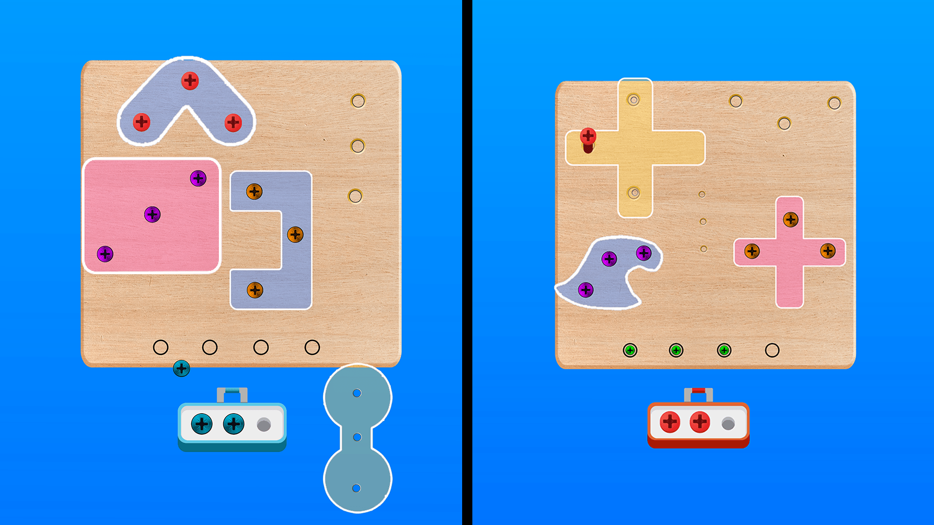 Color Screw Master Nuts and Bolts Jam Puzzle 3D: Take Off Matching ...