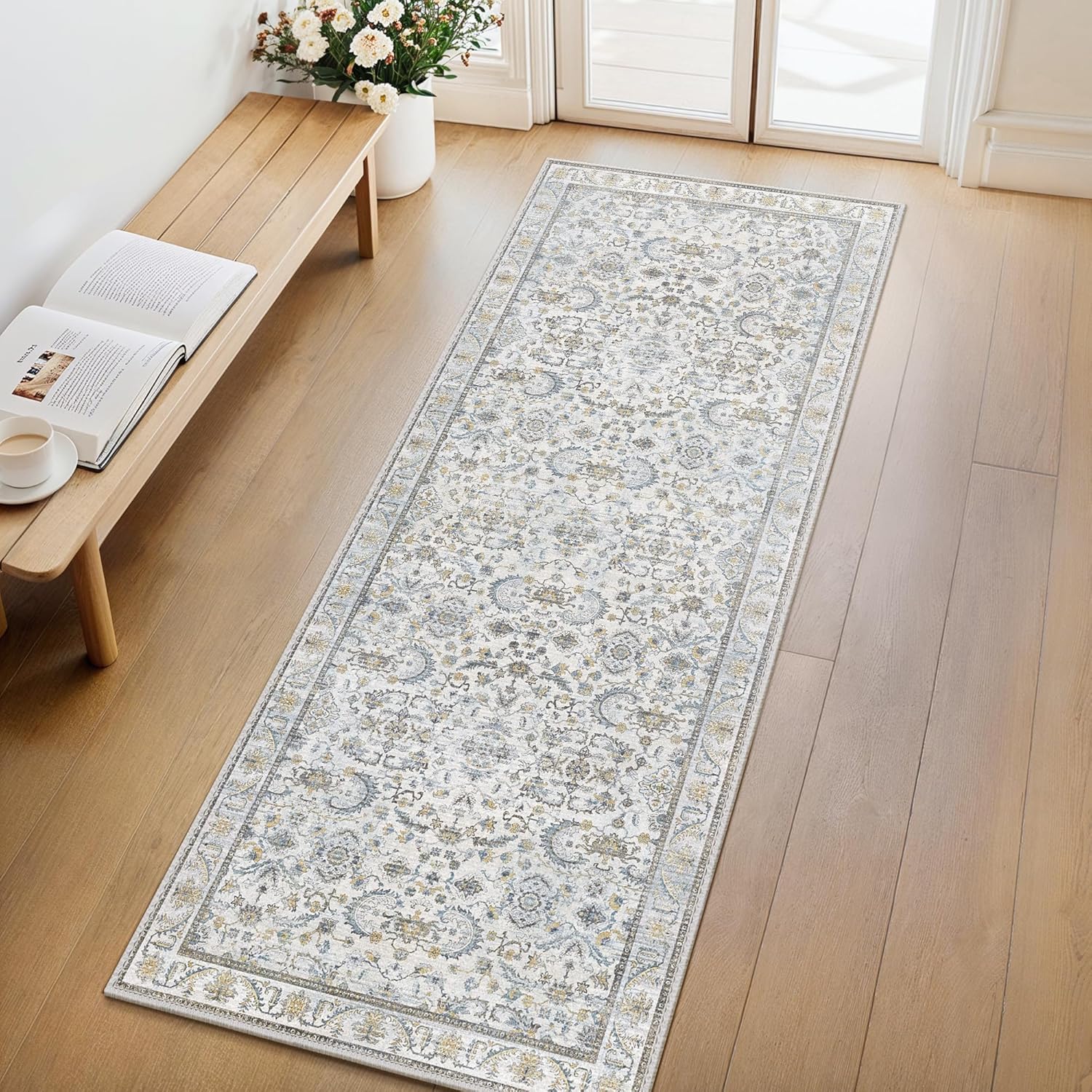 Amazon.com: GENIMO Washable Runner Rugs for Hallway Bedroom, 2x5 Boho ...