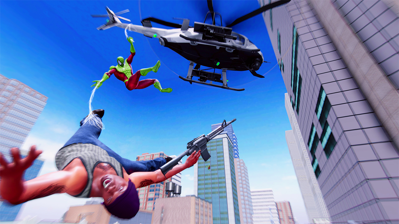 Flying Spider Speed Rope Hero: Crime City Revenge Rescue Simulator ...