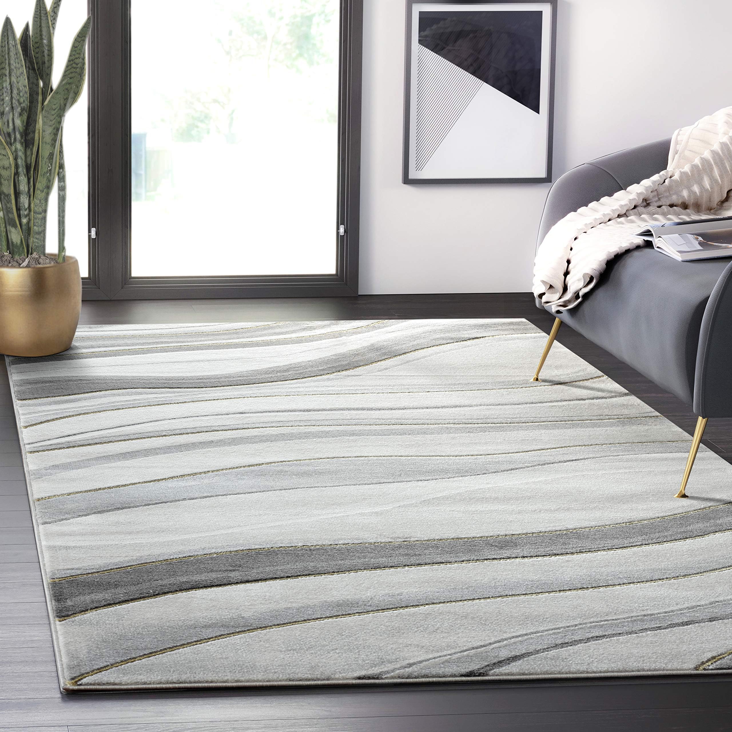 Amazon.com: nuLOOM Carolyn Modern Shag Area Rug - 7x9 Shag Area Rug ...