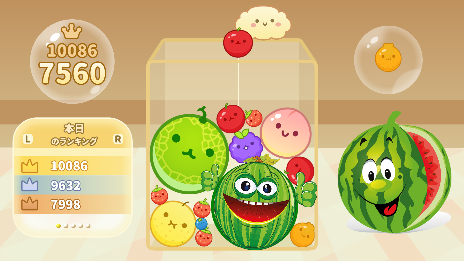 Big Suika Watermelon Merge - Fruit Drop Watermelon Merge fruit puzzle ...