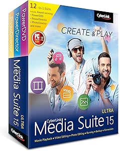 Amazon.com: Cyberlink Media Suite 15 Ultra : Todo lo demás