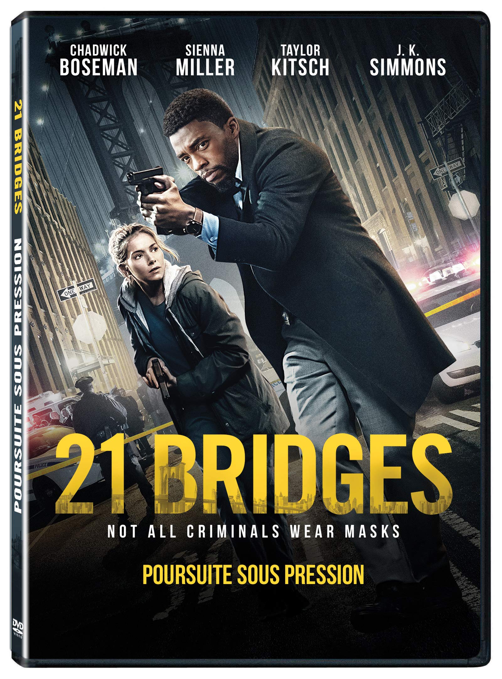 Amazon.com: 21 Bridges (2019) : Chadwick Boseman, Sienna Miller, J.K ...