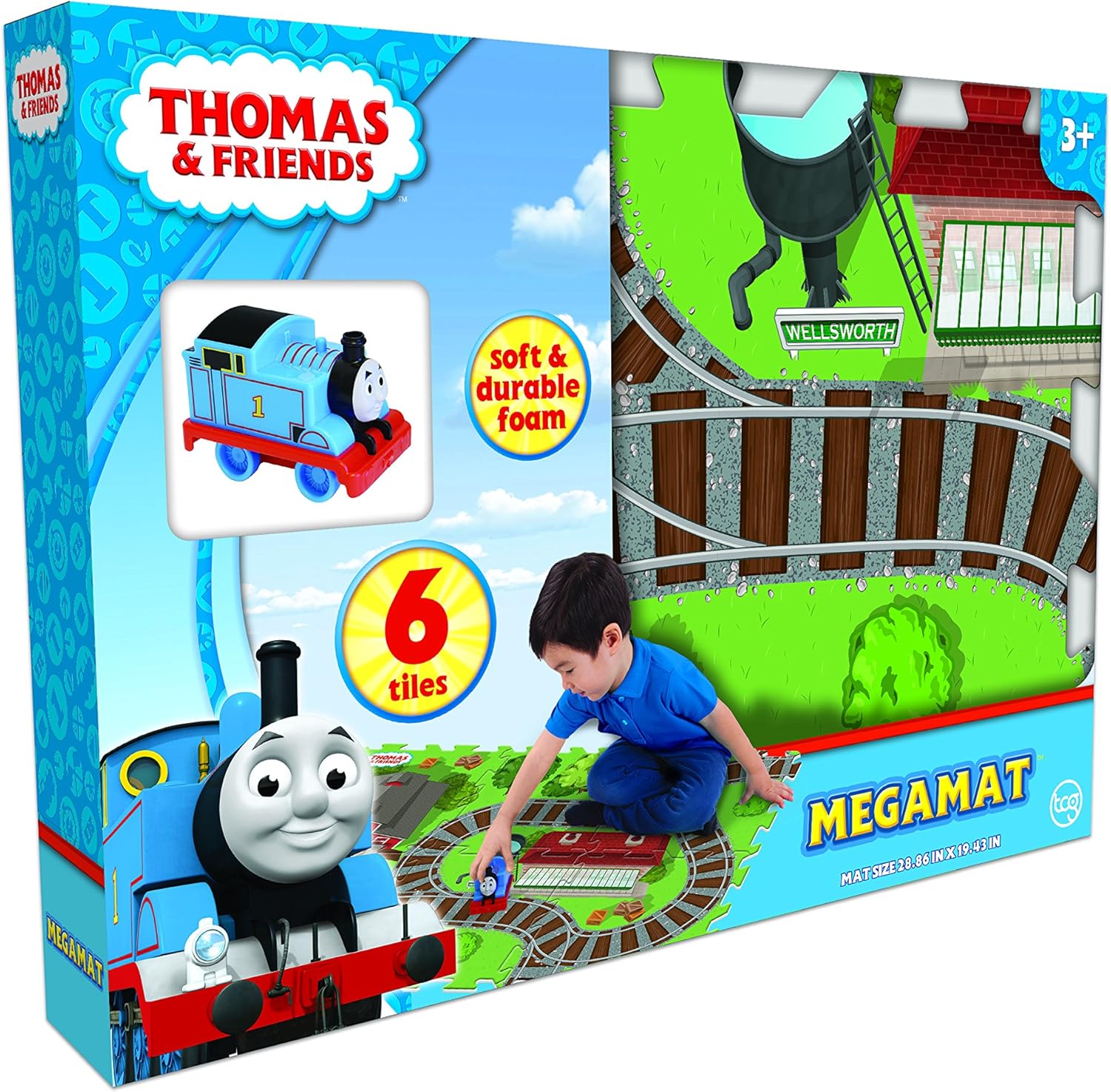 Thomas & Friends 6Pc Mega Floor Mat with Vehicle Nepal | Ubuy