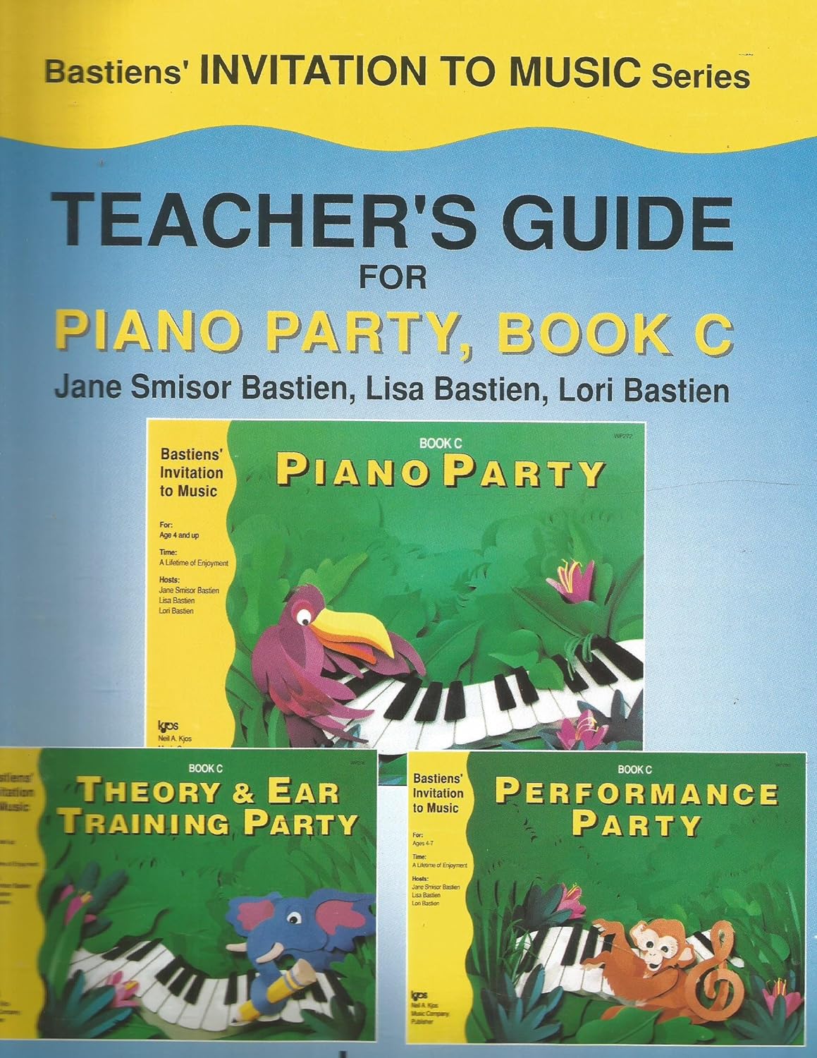 Bastiens Invitation to Music Teacher's Guide Piano Party, Book C ...