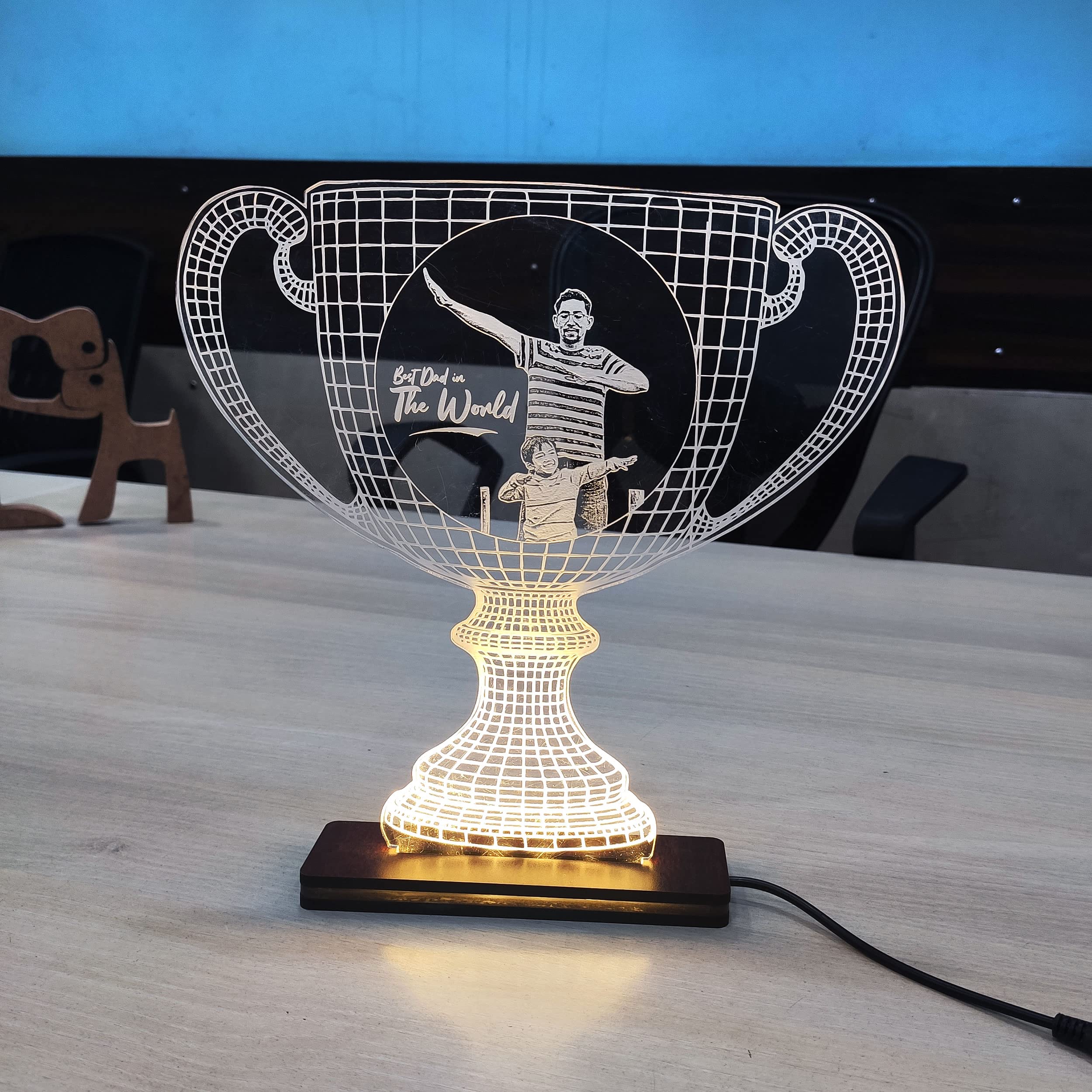 Acrylic Trophies Lights Light Up Any Room With These... Eagle