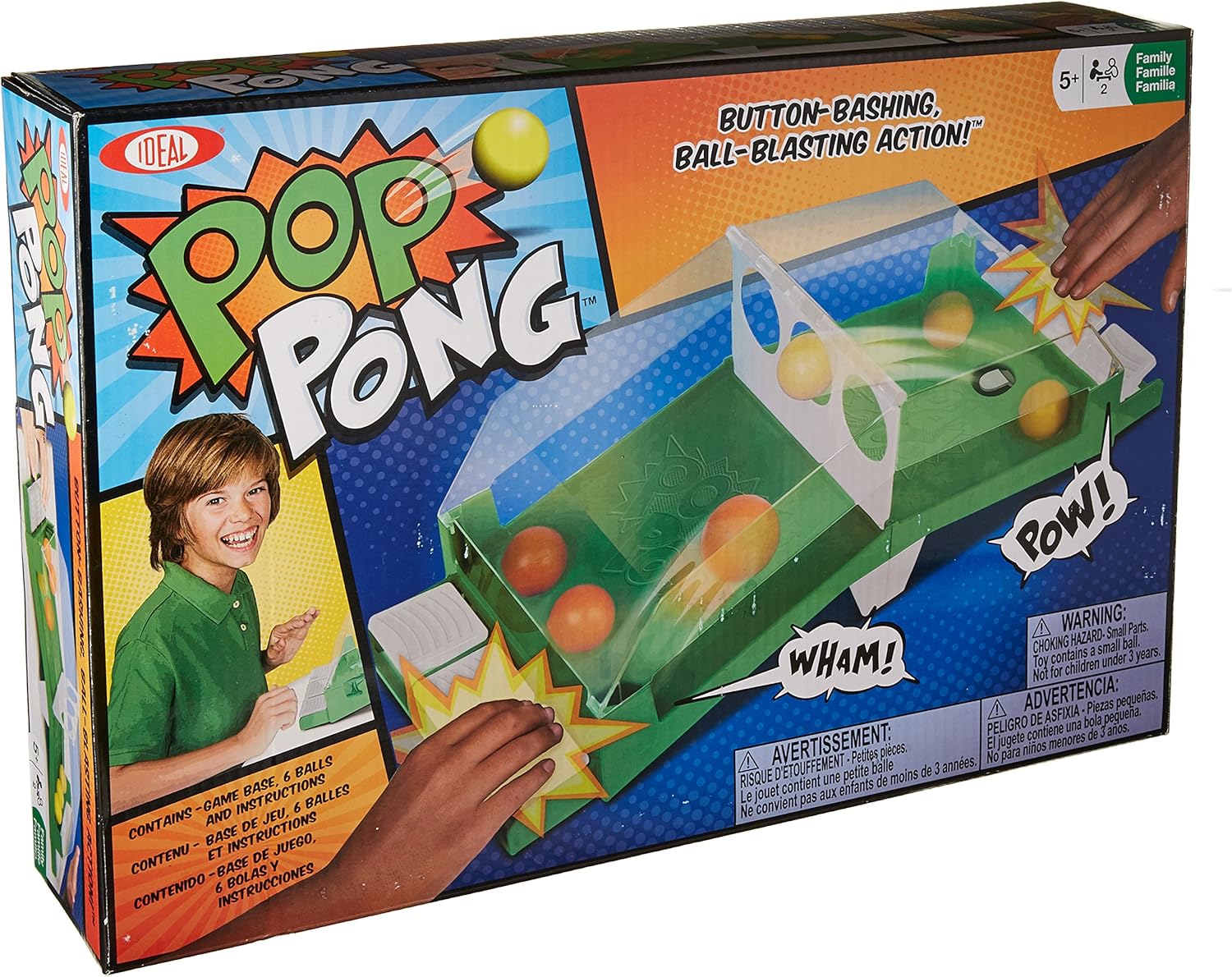 Amazon.com: Ideal Pop Pong Tabletop Game : Sports & Outdoors