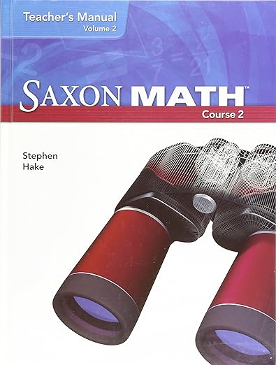 Amazon.com: Saxon Math Course 2 (2): 9781591418382: Hake, Stephen: Books