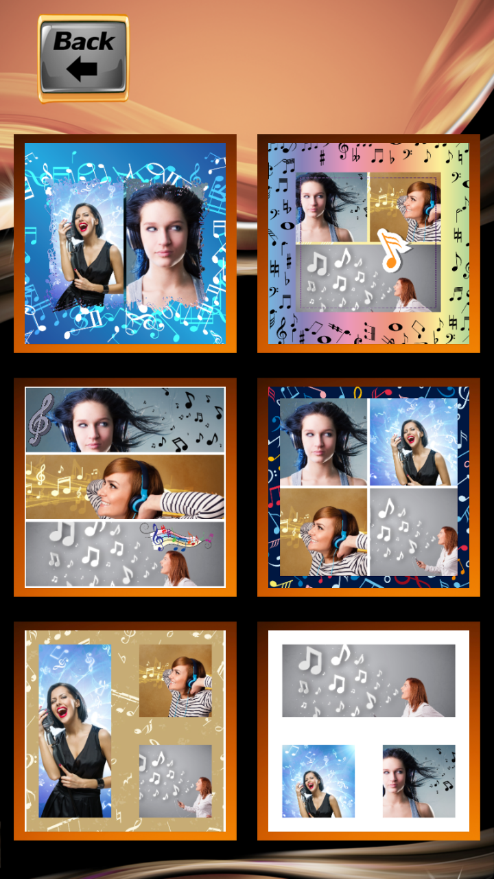 Music Notes Photo Collage - App on the Amazon Appstore