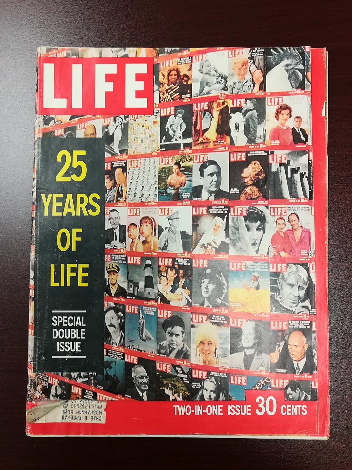 LIFE: 25 YEARS OF LIFE, Special Double Issue, 1962: LIFE Magazine ...