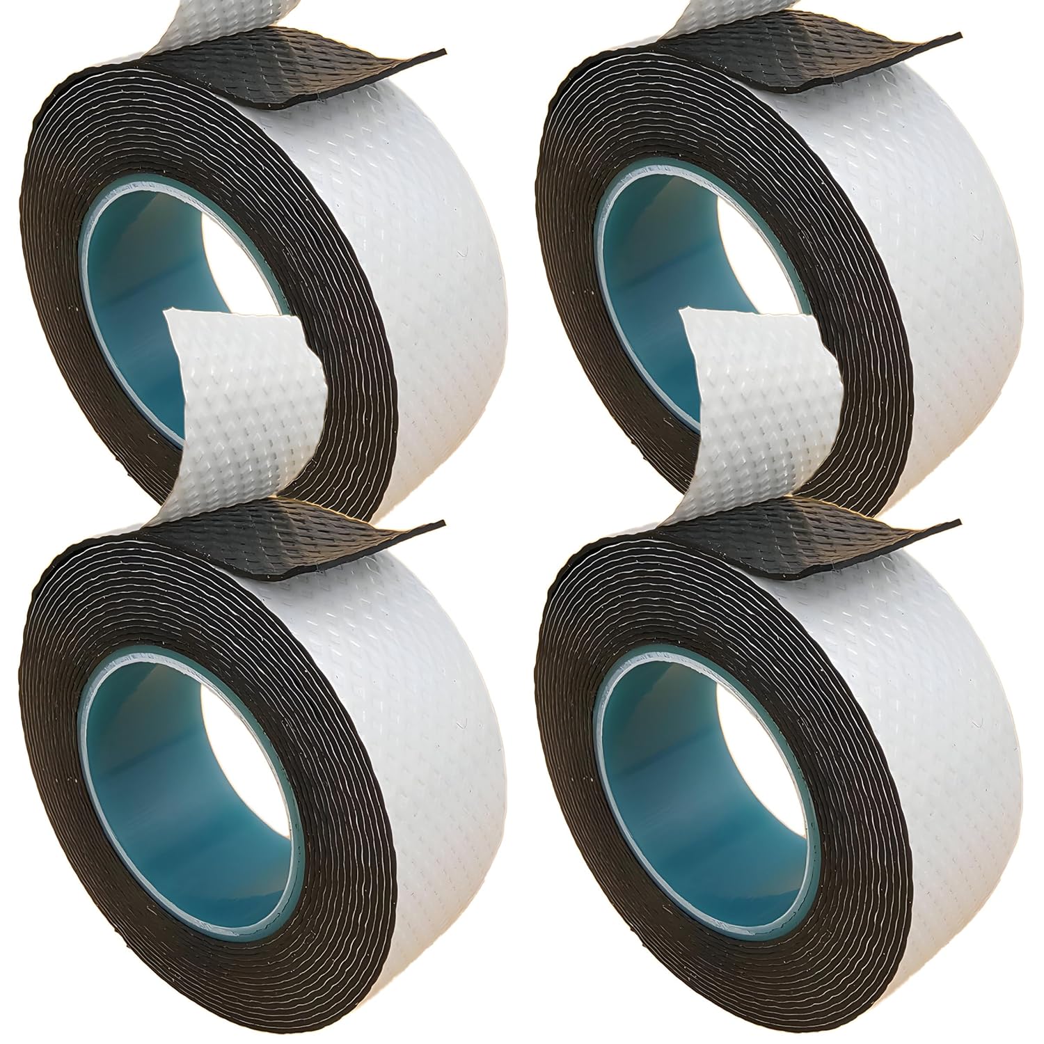 4Roll Waterproof Self-Fusing Insulated Rubber Tape, Super Stretch Self ...