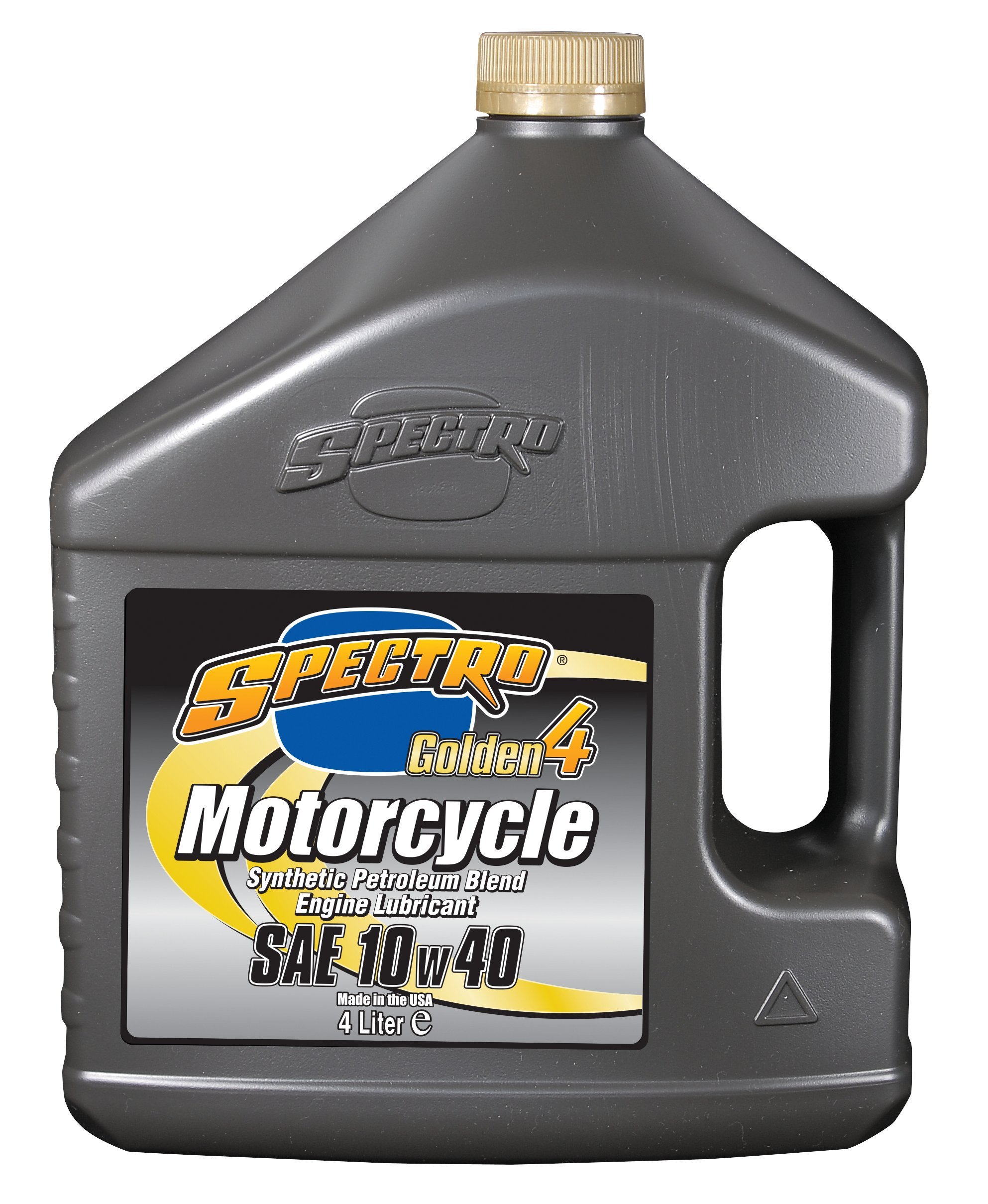 Snapklik.com : Spectro Golden 4 Synthetic Petroleum Blend Motorcycle ...