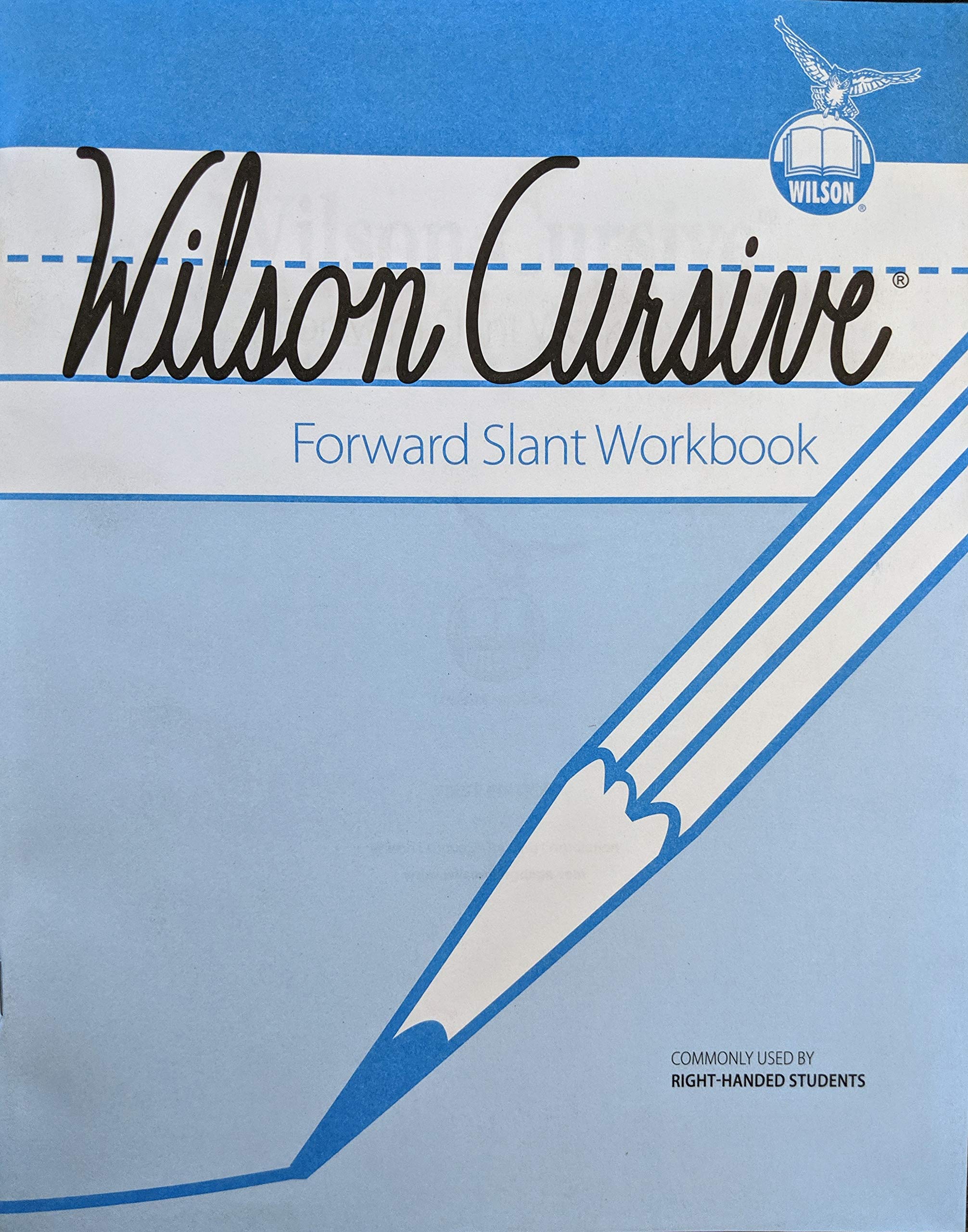 Wilson Cursive Forward Slant Workbook, 9781567783124, 1567783120 ...