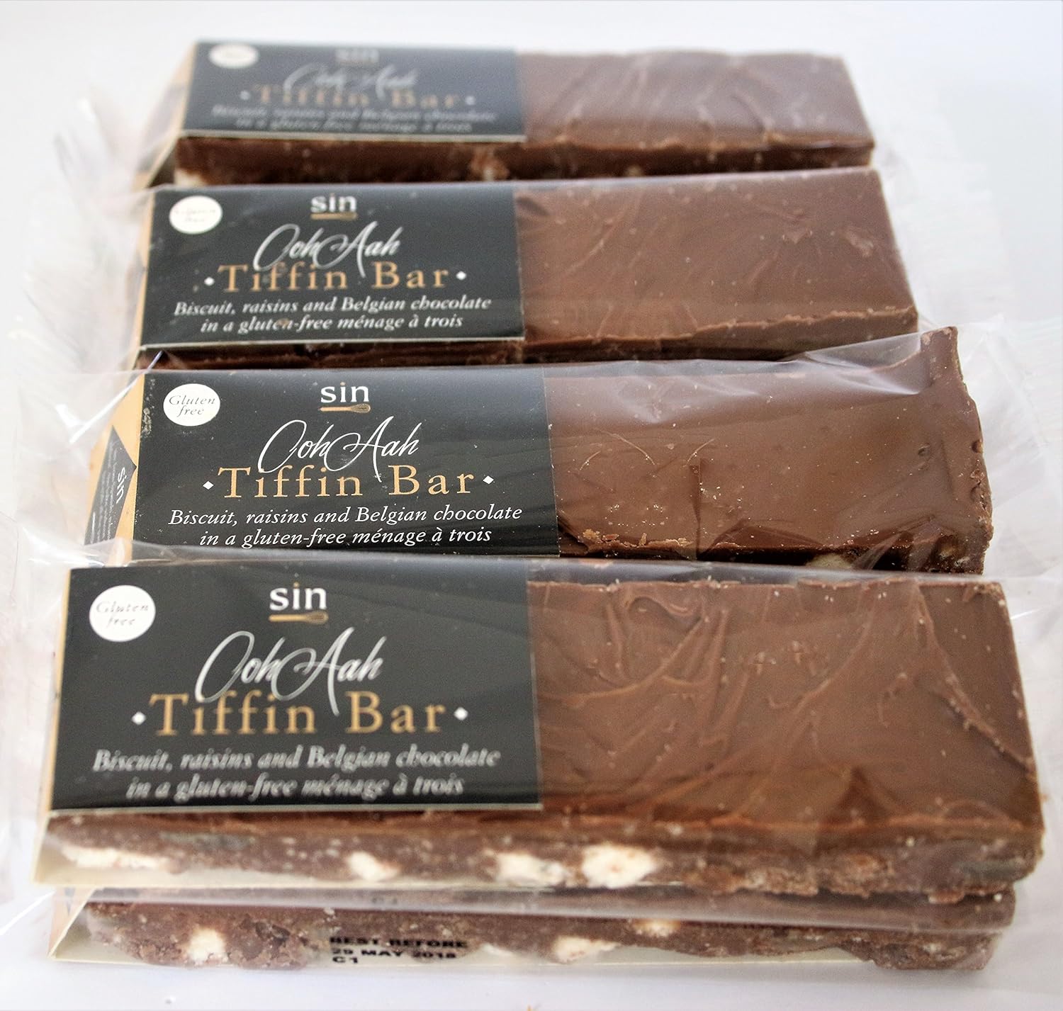 Sin Gluten Free Tiffin Bar 65g x 8 : Amazon.co.uk: Grocery