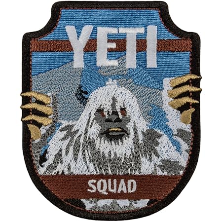 Amazon.com: Winks For Days Yeti Abominable Snowman Monster Embroidered ...