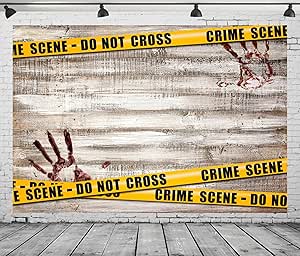 Amazon.com : CORFOTO Rustic Wooden Floor Crime Scene Backdrop 8x6ft ...