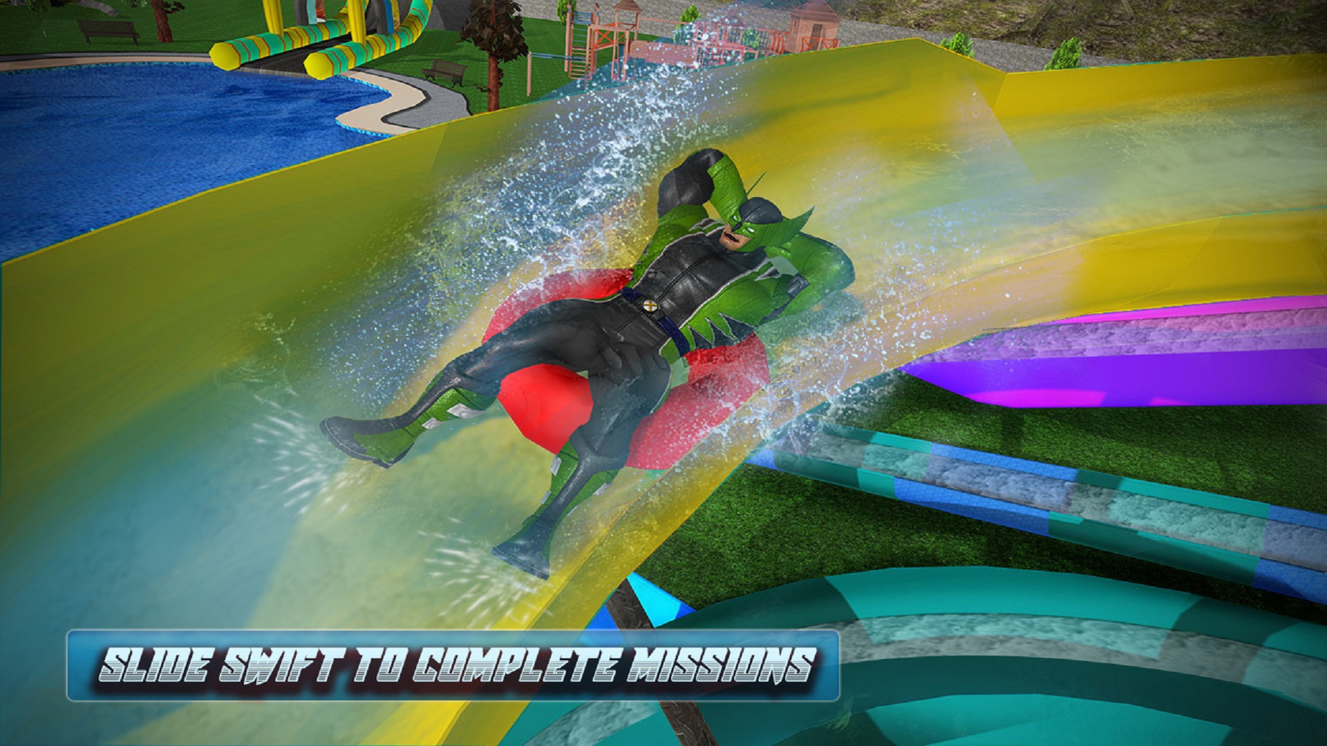 Superhero water Slide Amusement Park Adventure - App on Amazon Appstore