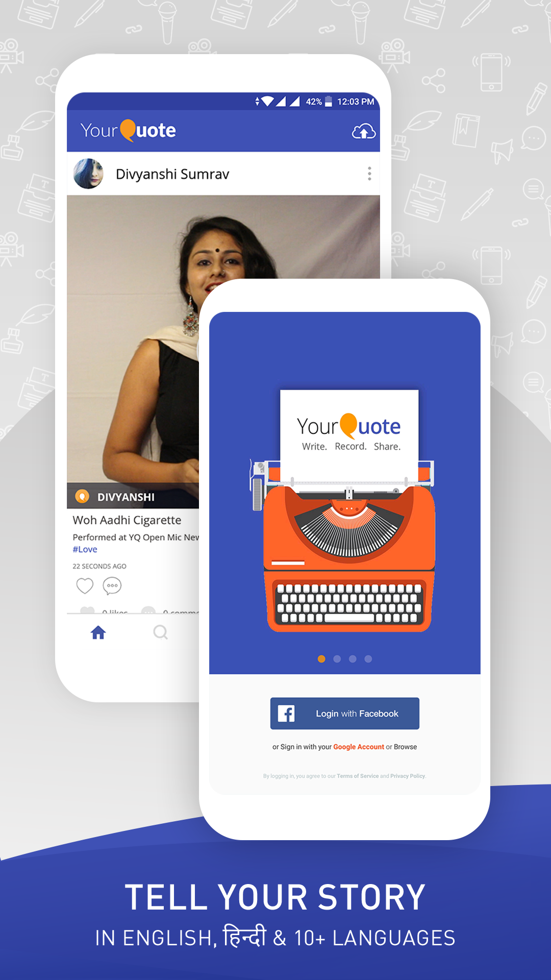 YourQuote—Best App to Write, Record Videos & Share - App on Amazon Appstore