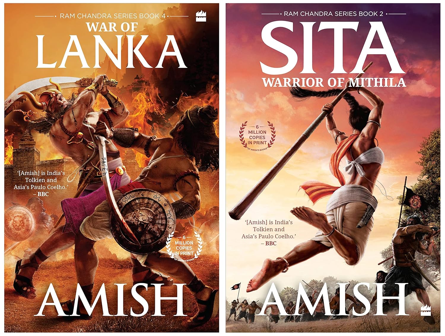 War of Lanka (Ram Chandra Series Book 4) & Sita : Warrior of Mithila ...