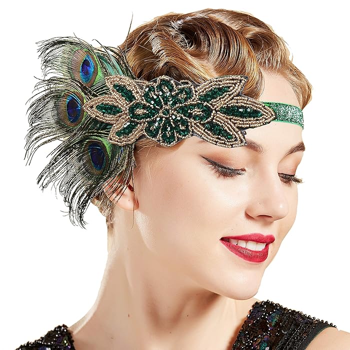 Buy 1920s Headpiece Vintage 1920s Headband Crystal Headband Flapper ...