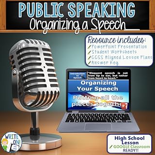 Buy Public Speaking, Speech and Debate Resource Lesson for “Organizing ...