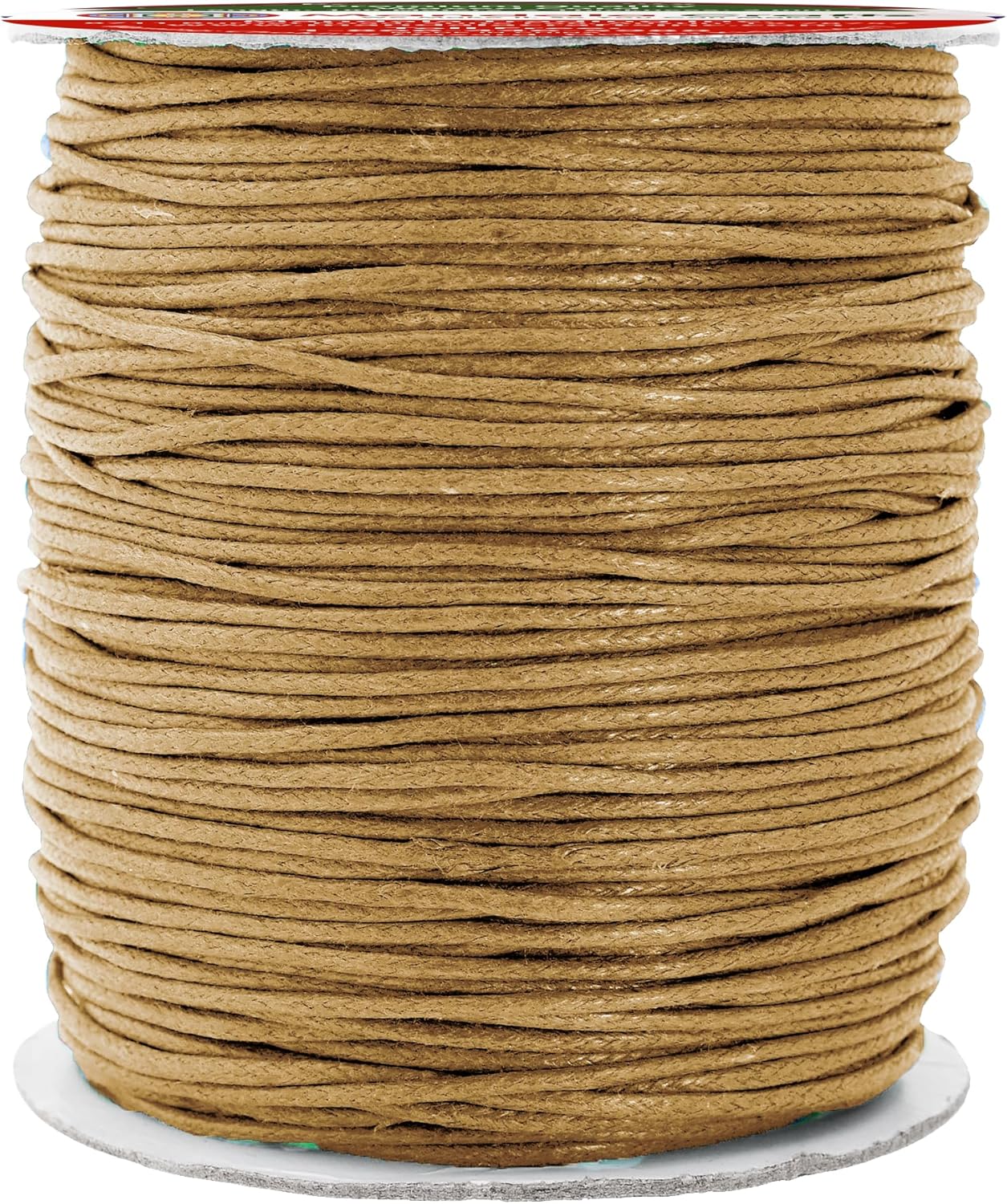 Amazon.com: Mandala Crafts 2mm 109 Yards Tan Cotton Waxed Cord for ...