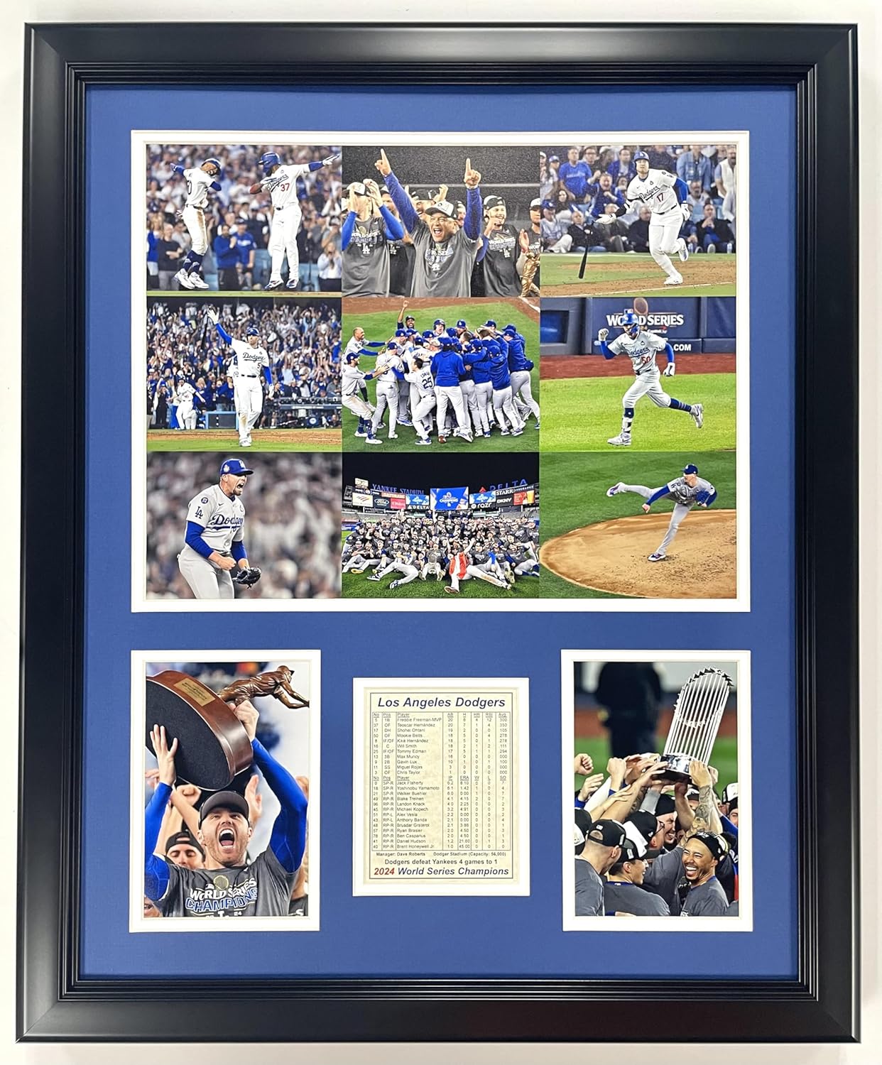 Amazon.com: Los Angeles Dodgers | 2024 World Series Champions | Framed ...