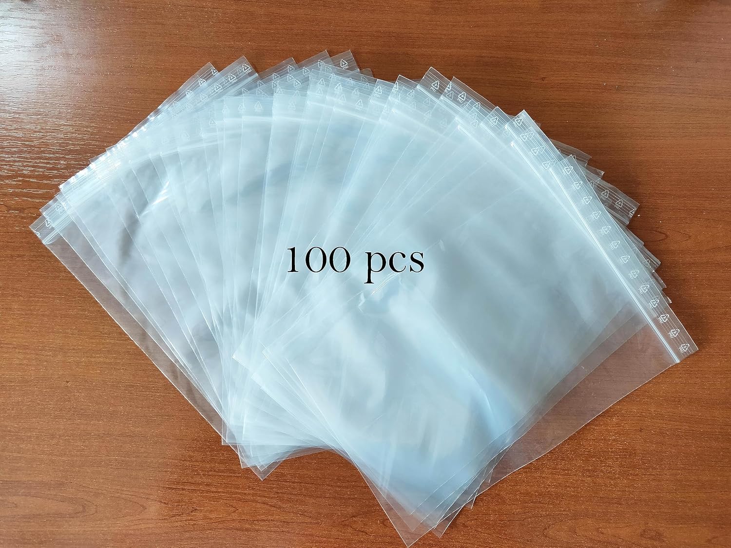 ESTENAT | lot de 100 Sachets Zip Refermables 15 X 22 CM | Sachet ...
