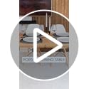 Amazon.com: Sleekform Wooden Folding Dining Table for 4 - Farmhouse ...