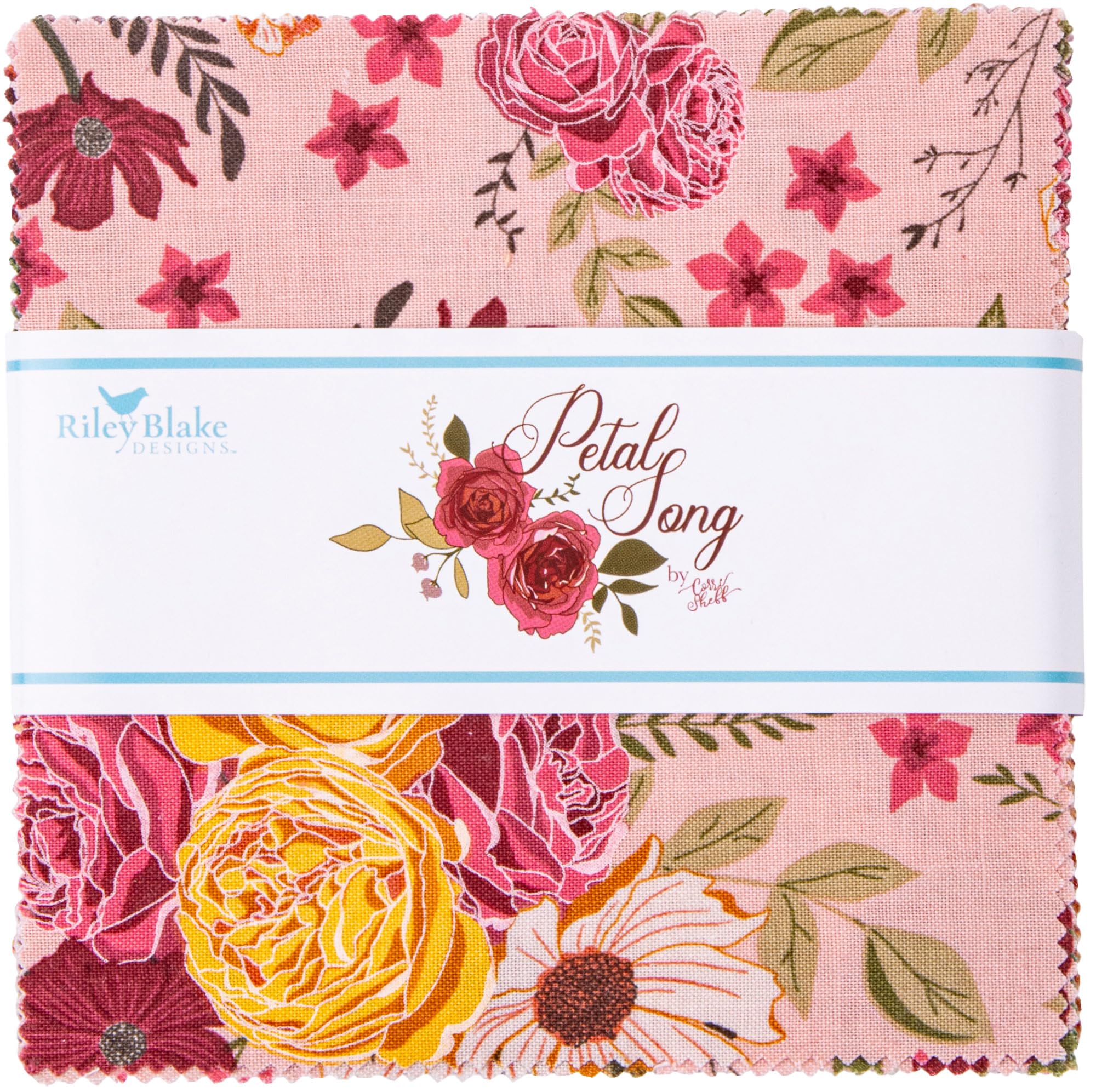 Amazon.com: Petal Song Riley Blake 5-inch Stacker, 42 Precut Fabric ...